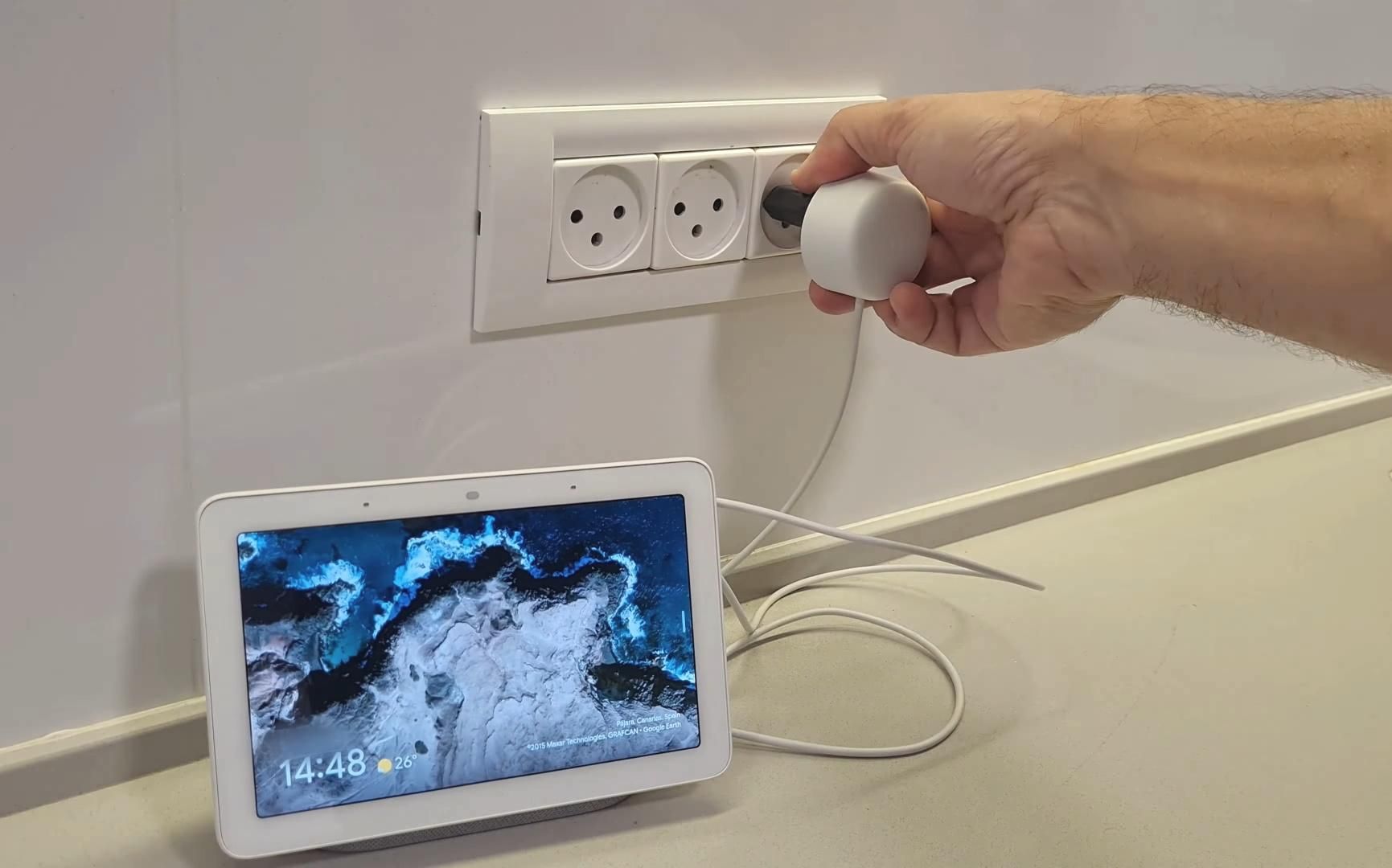 Small Wooden Floating Shelf HACK - NO Drilling NO Glue | Google Nest ...