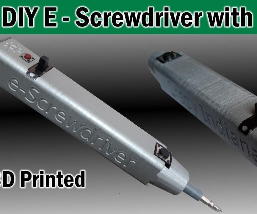 DIY Electric Screwdriver With Flashlight / Torch Rechargable : 4 Steps ...