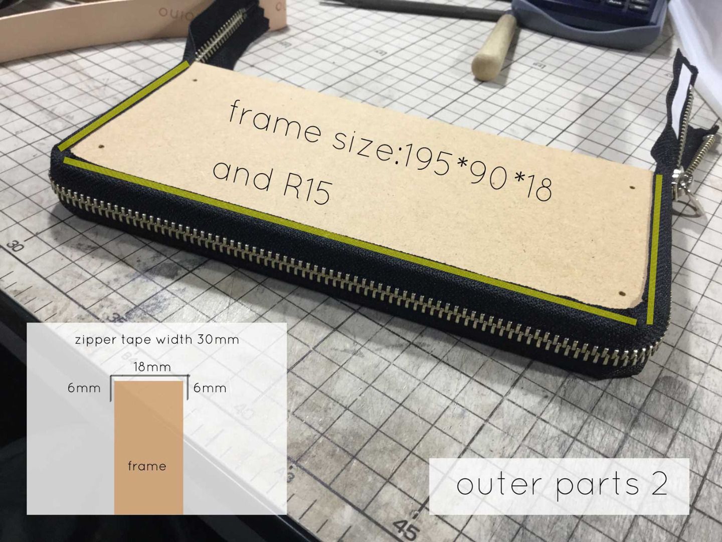 Round Zipper Wallet With Pattern : 8 Steps (with Pictures) - Instructables