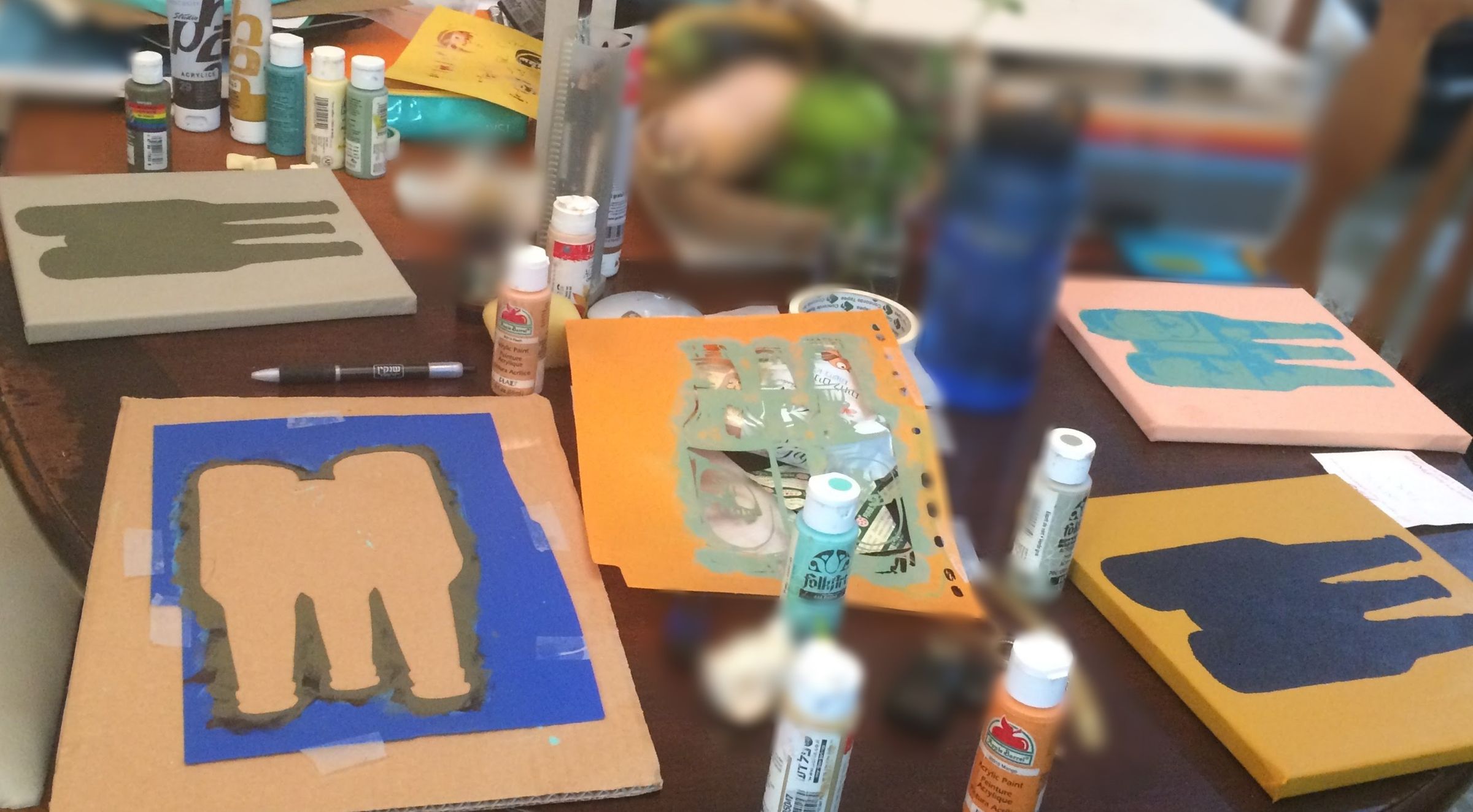 Multi-Layer Stencilling at Home : 7 Steps - Instructables