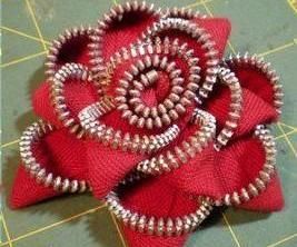 Zipper Flowers : 3 Steps - Instructables