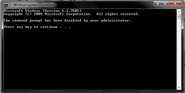 Unblock Cmd Instructables