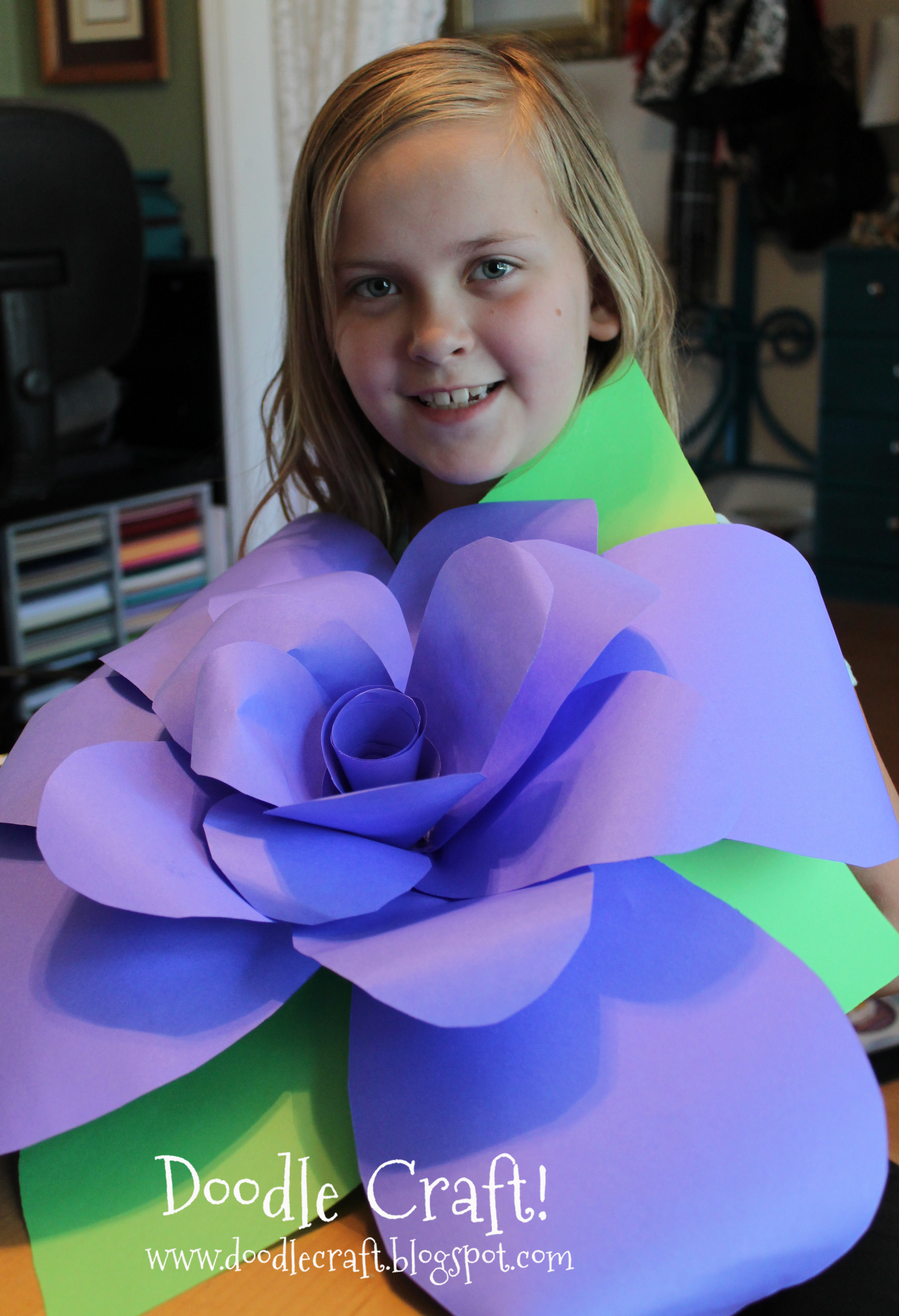 Giant DIY Paper ROSE Flowers! : 5 Steps (with Pictures) - Instructables