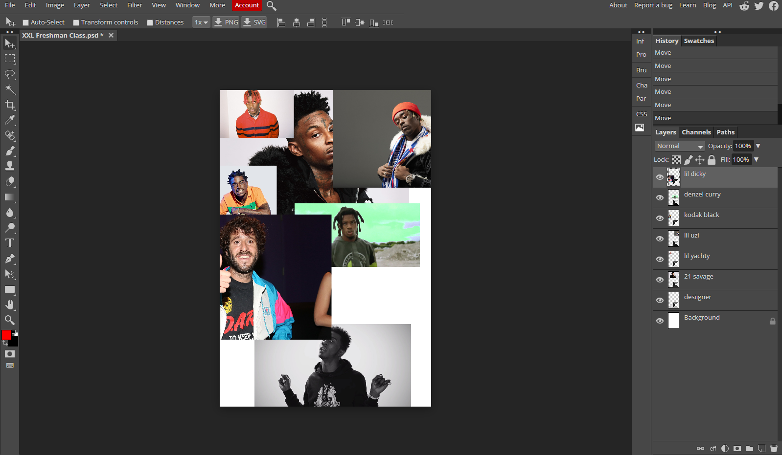 Photopea Tutorial: XXL Freshman Poster : 6 Steps - Instructables