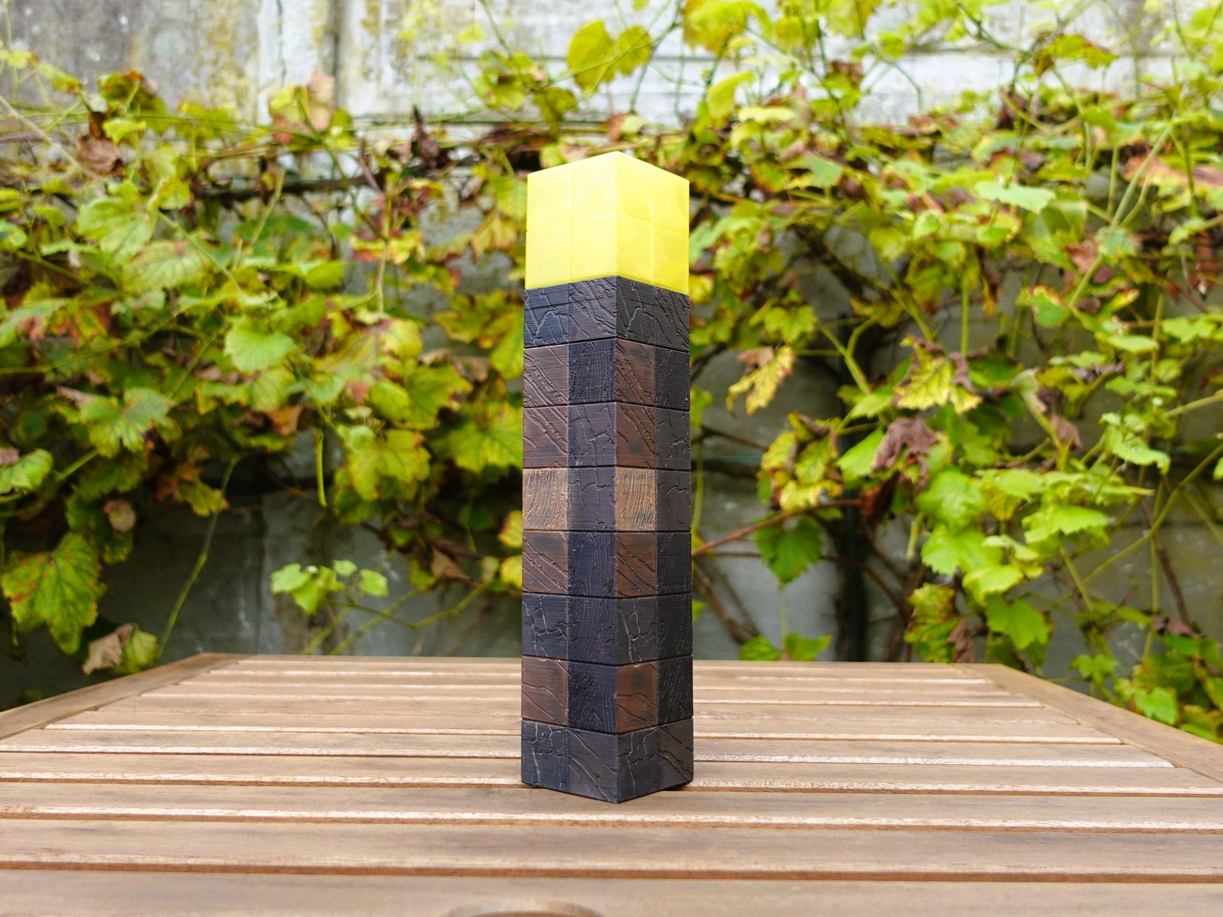 3D Printed Minecraft Torch With Wood Grain : 5 Steps (with Pictures ...