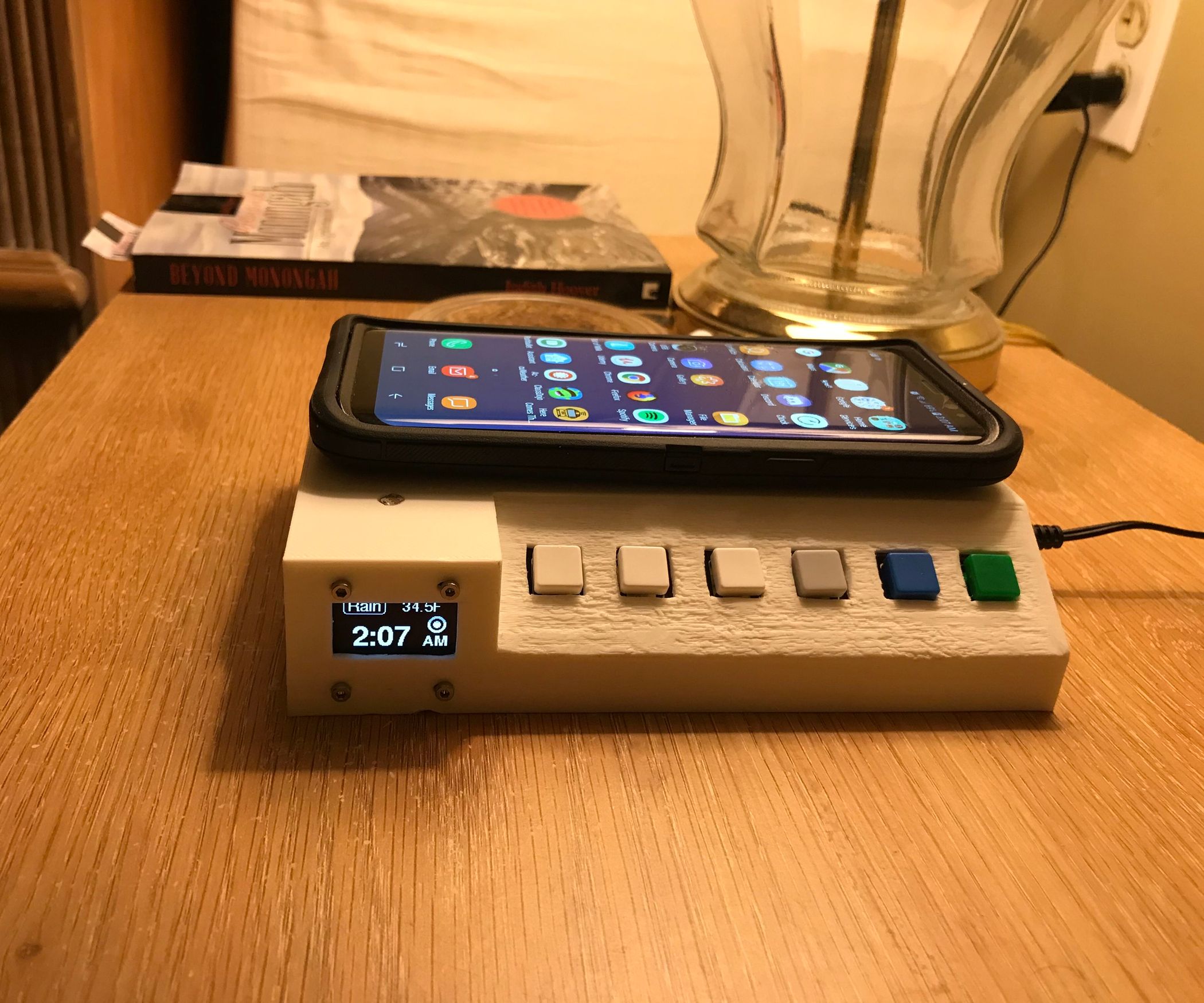 MQTT Bedside Home Control Panel W/ Wireless Charger -alpha : 5 Steps ...