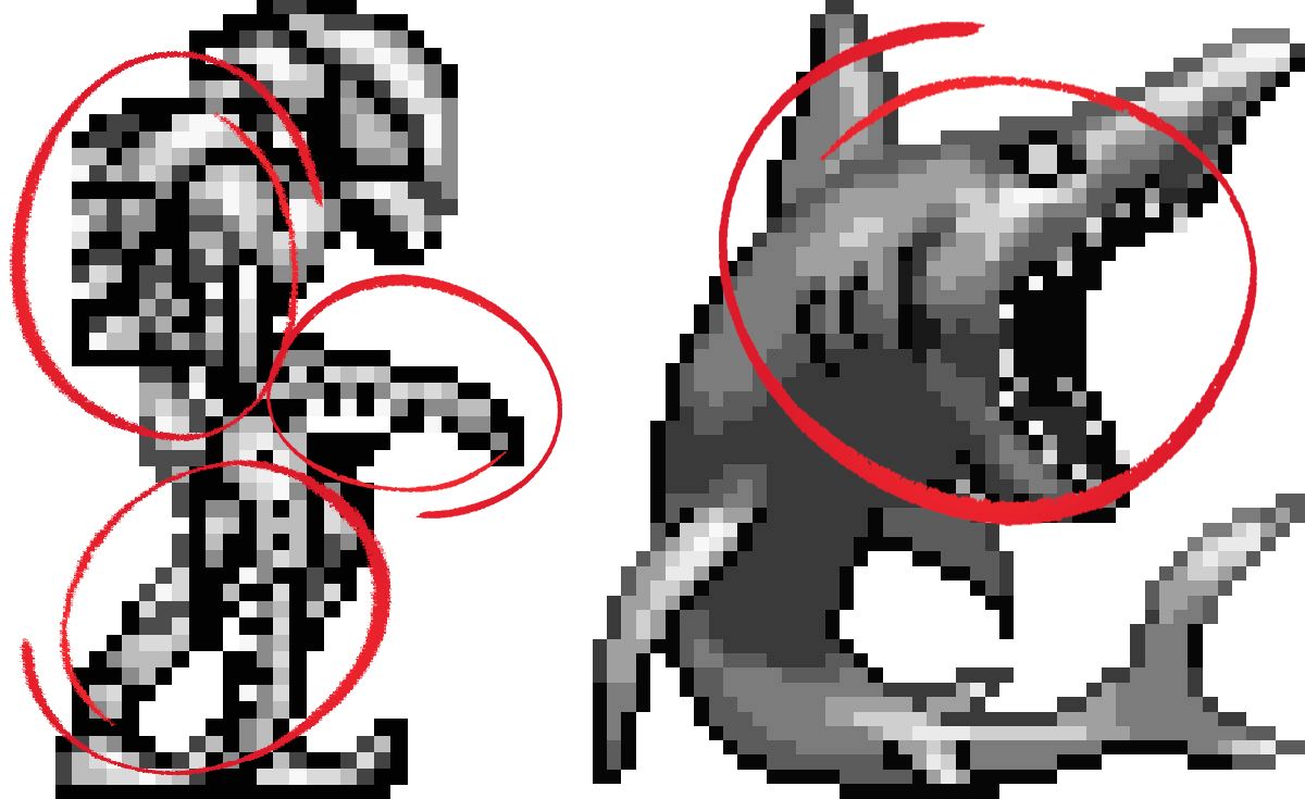 How to Make a 8-BIT SHARK BEAST Cardboard Costume : 15 Steps ...