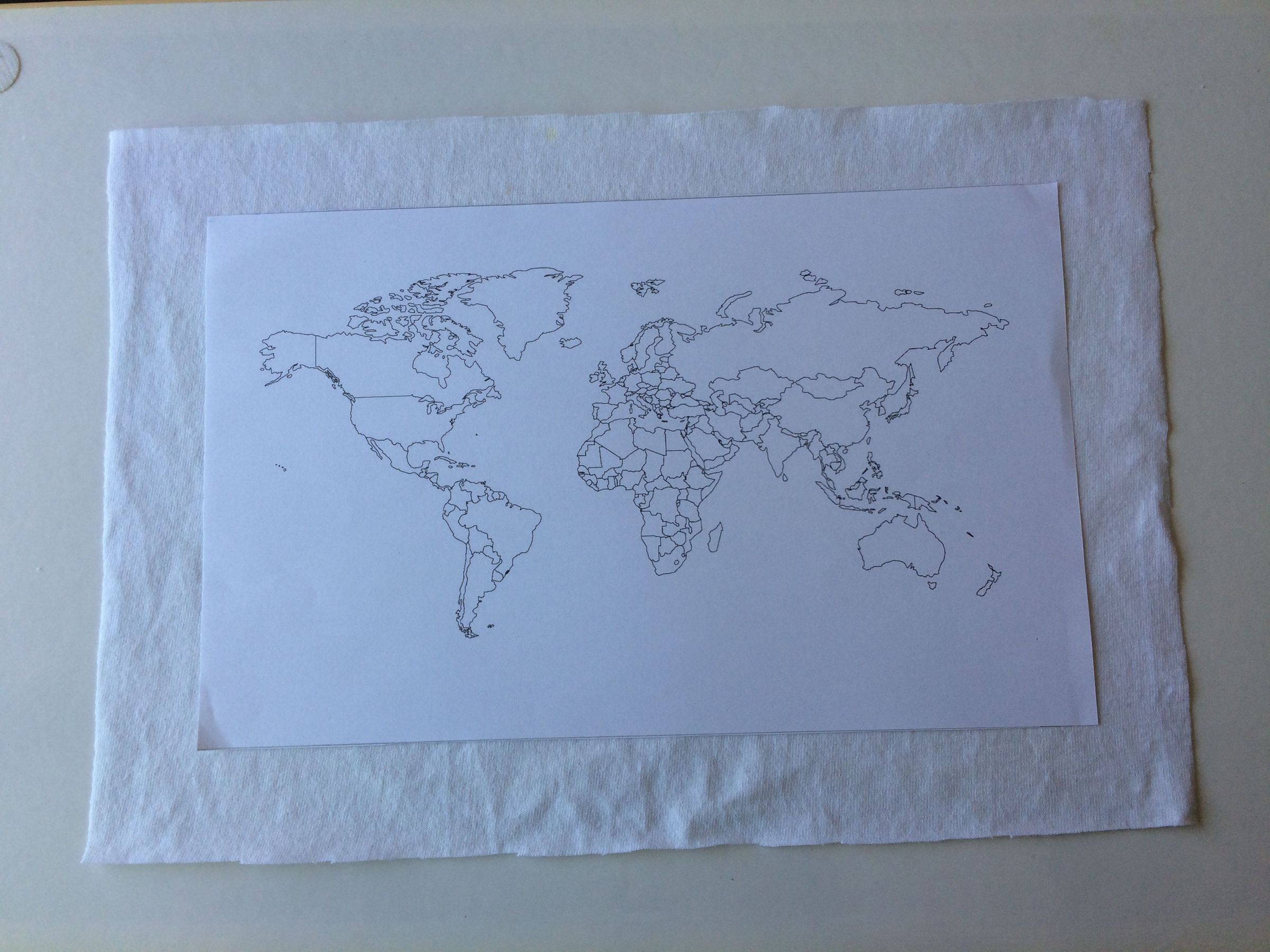Hand Embroidered World Map : 17 Steps (with Pictures) - Instructables
