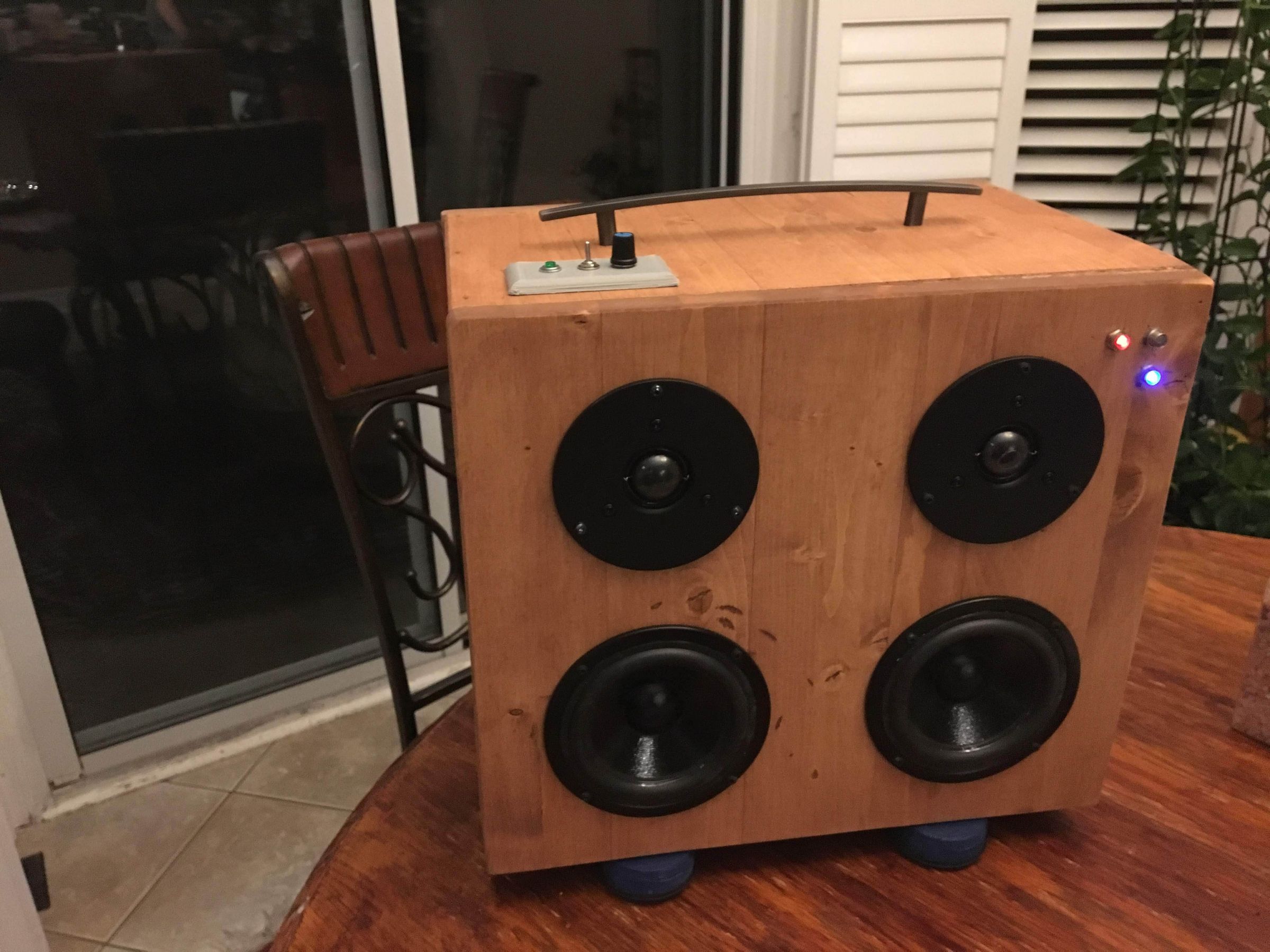 Homemade Bluetooth Speaker With Dayton Audio Amplifier : 10 Steps ...