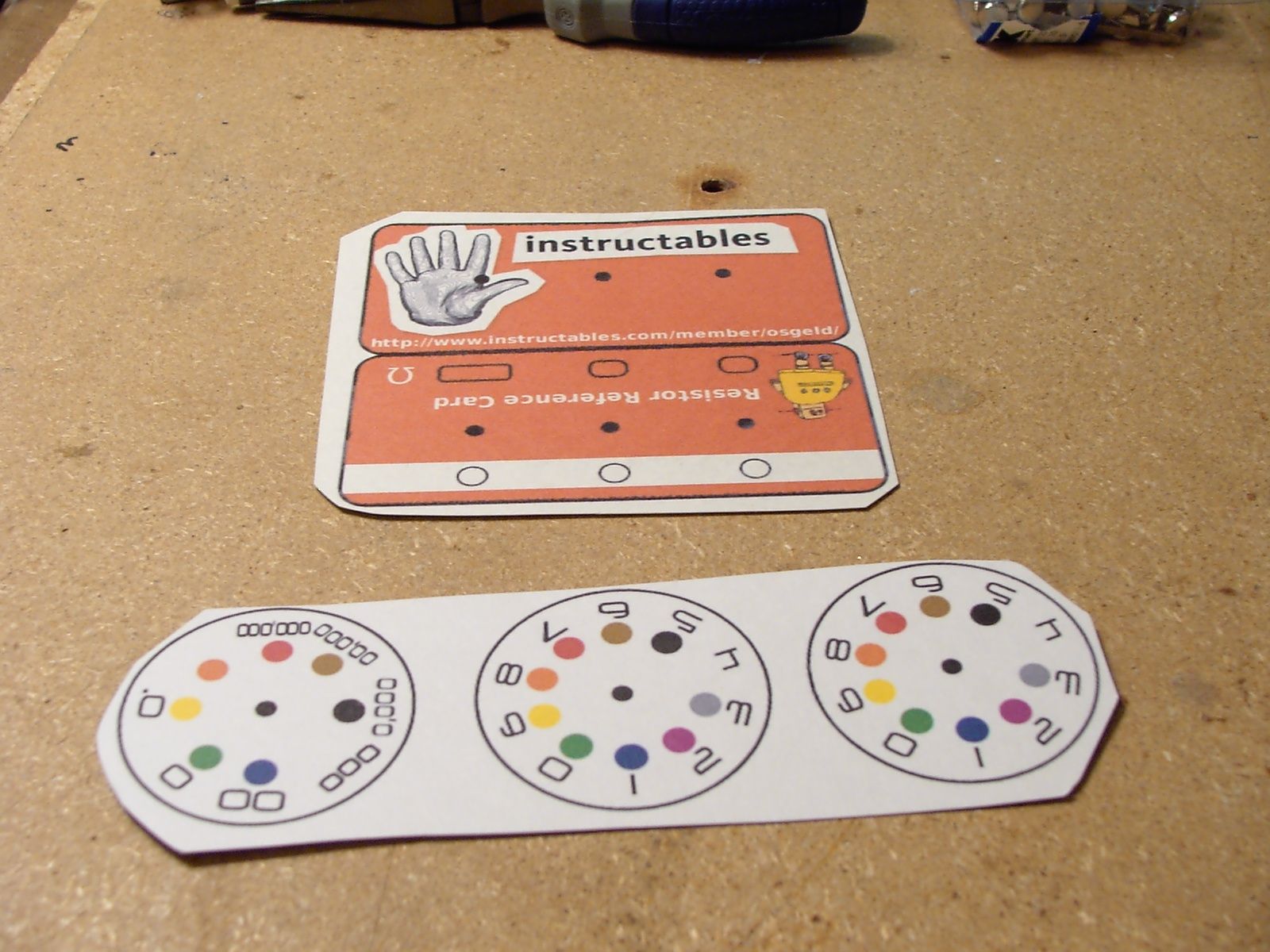 Make a Resistor Reference Card : 11 Steps (with Pictures) - Instructables