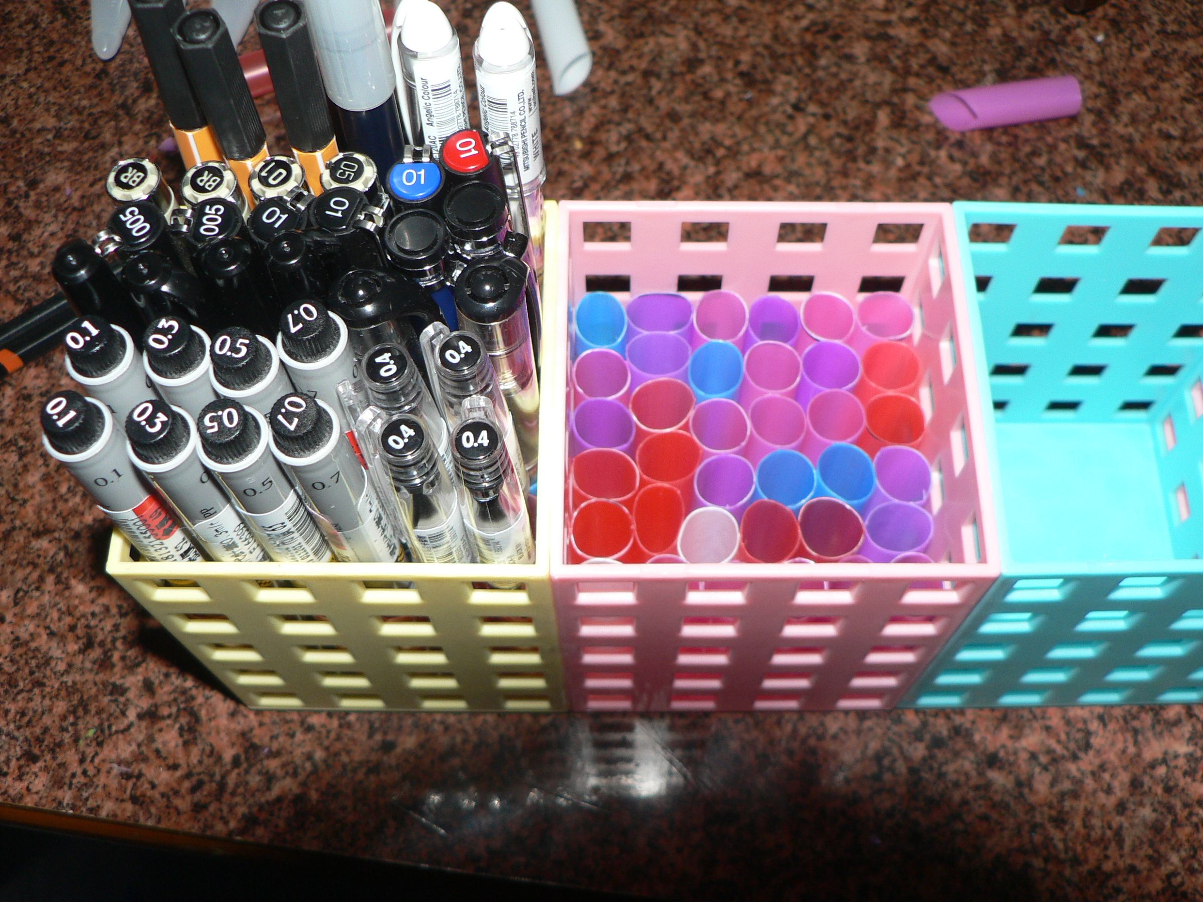 Modify a Pencil Holder to Keep All Pens and Pencils STANDING Up ...