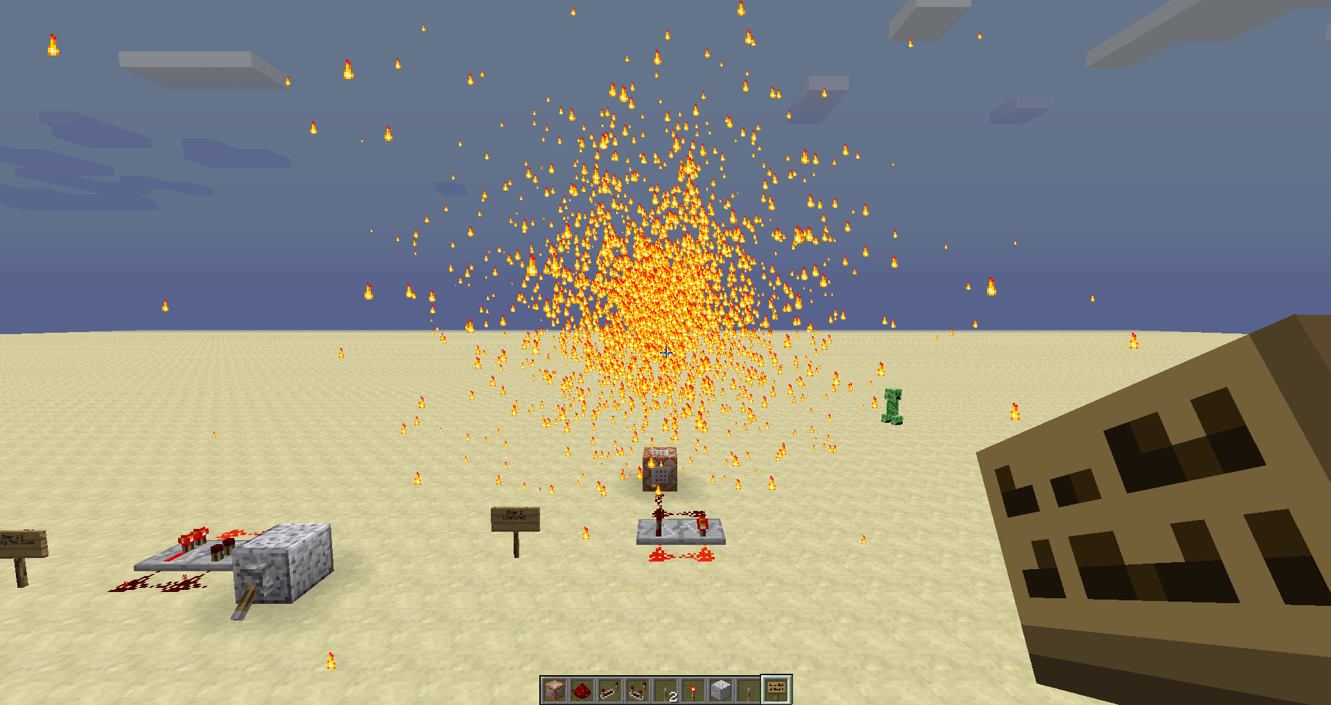 Minecraft Particle Machine : 3 Steps - Instructables