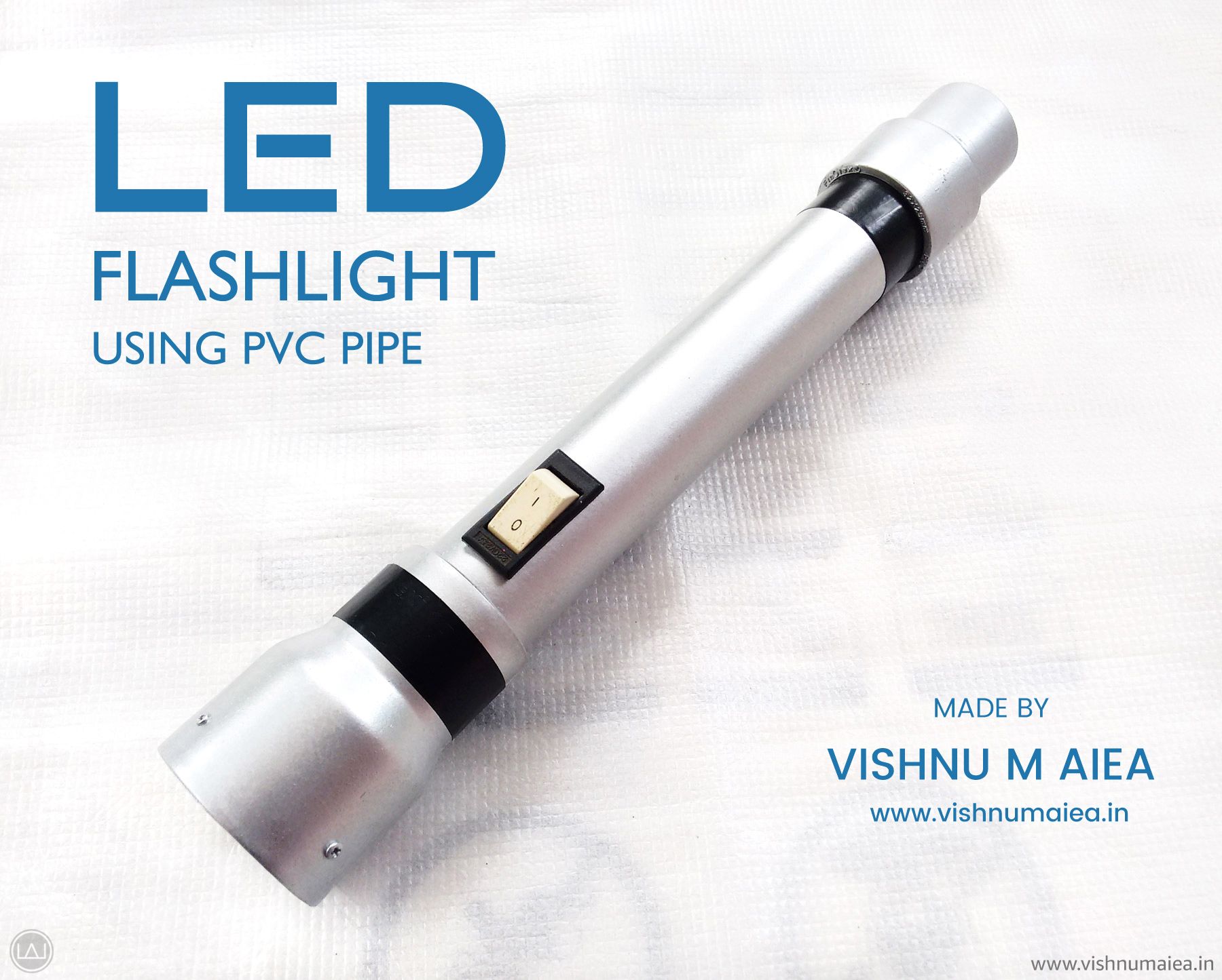 Rechargeable LED Flashlight Using PVC Pipe : 11 Steps (with Pictures ...