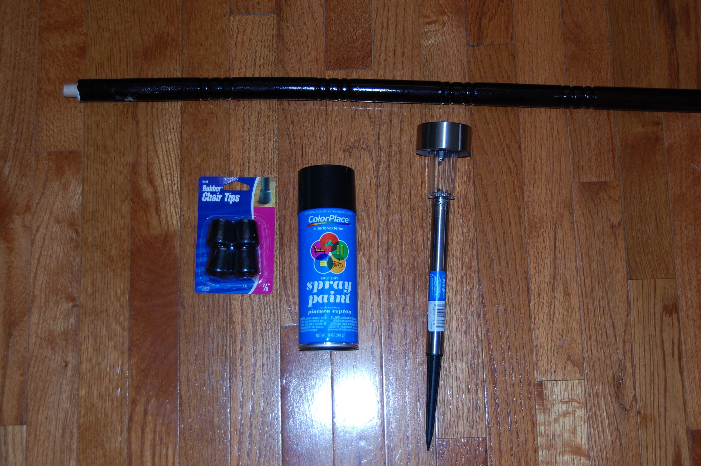 How to Make a Cheap Eco-friendly Light Up Cane. : 6 Steps - Instructables