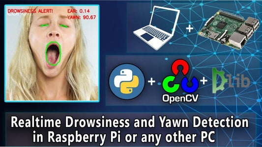 Realtime Drowsiness And Yawn Detector Using Raspberry Pi Or Any Other Pc 8 Steps With
