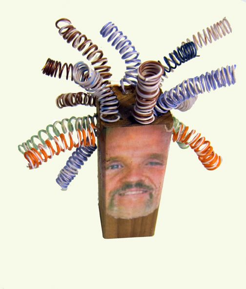 Springy Blockhead : 5 Steps - Instructables