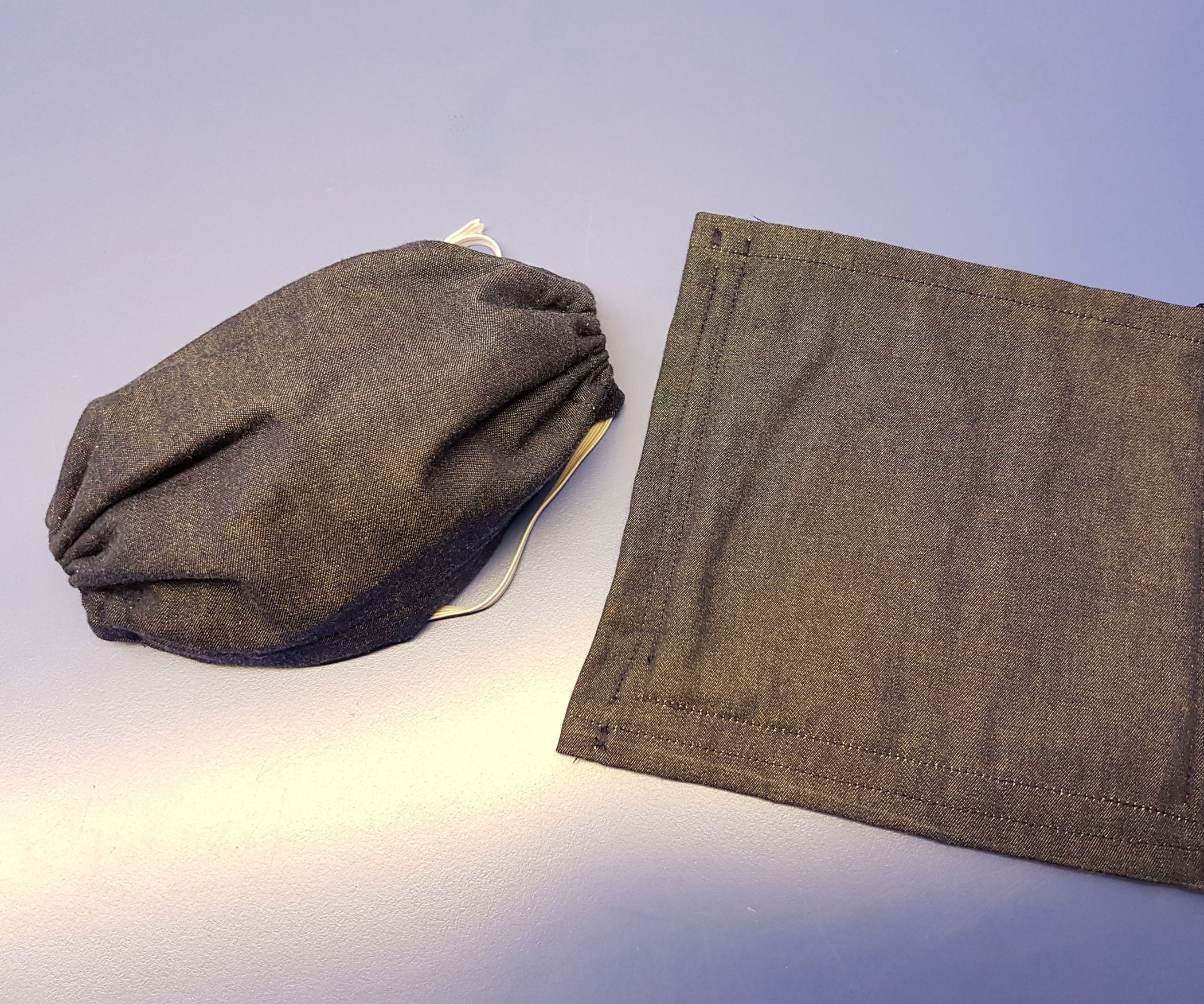 DIY Cloth Face Mask (Simple, No Pleat Design) : 7 Steps (with Pictures ...
