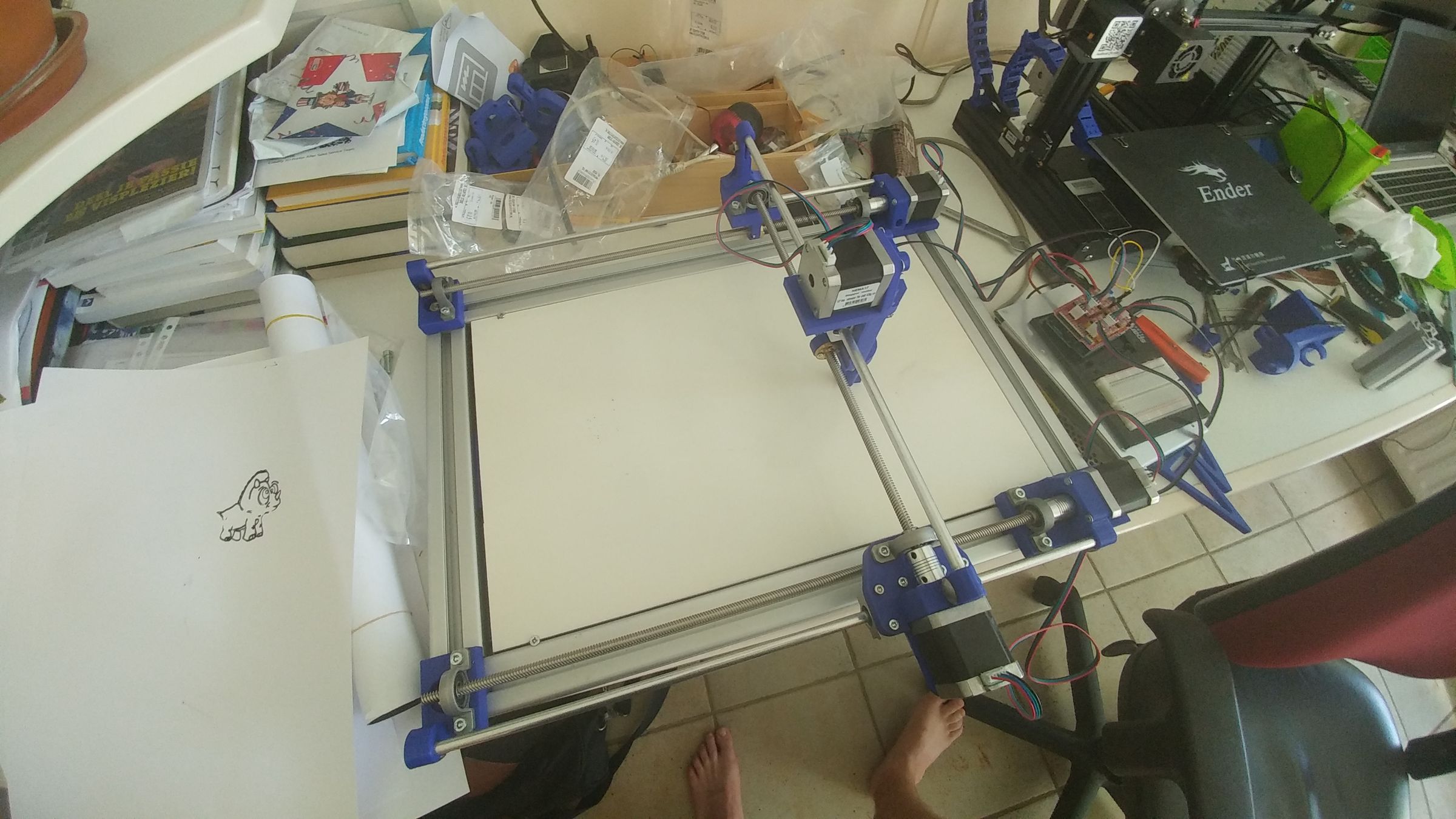 Plotter, X-y-machine, Printer : 9 Steps - Instructables