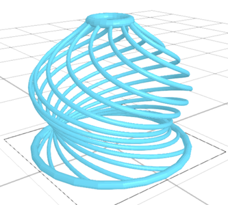 HOW TO CREATE 3D WIREFRAME MODELS LIKE SPIRAL LAMP SHADE AND OUTDOOR ...