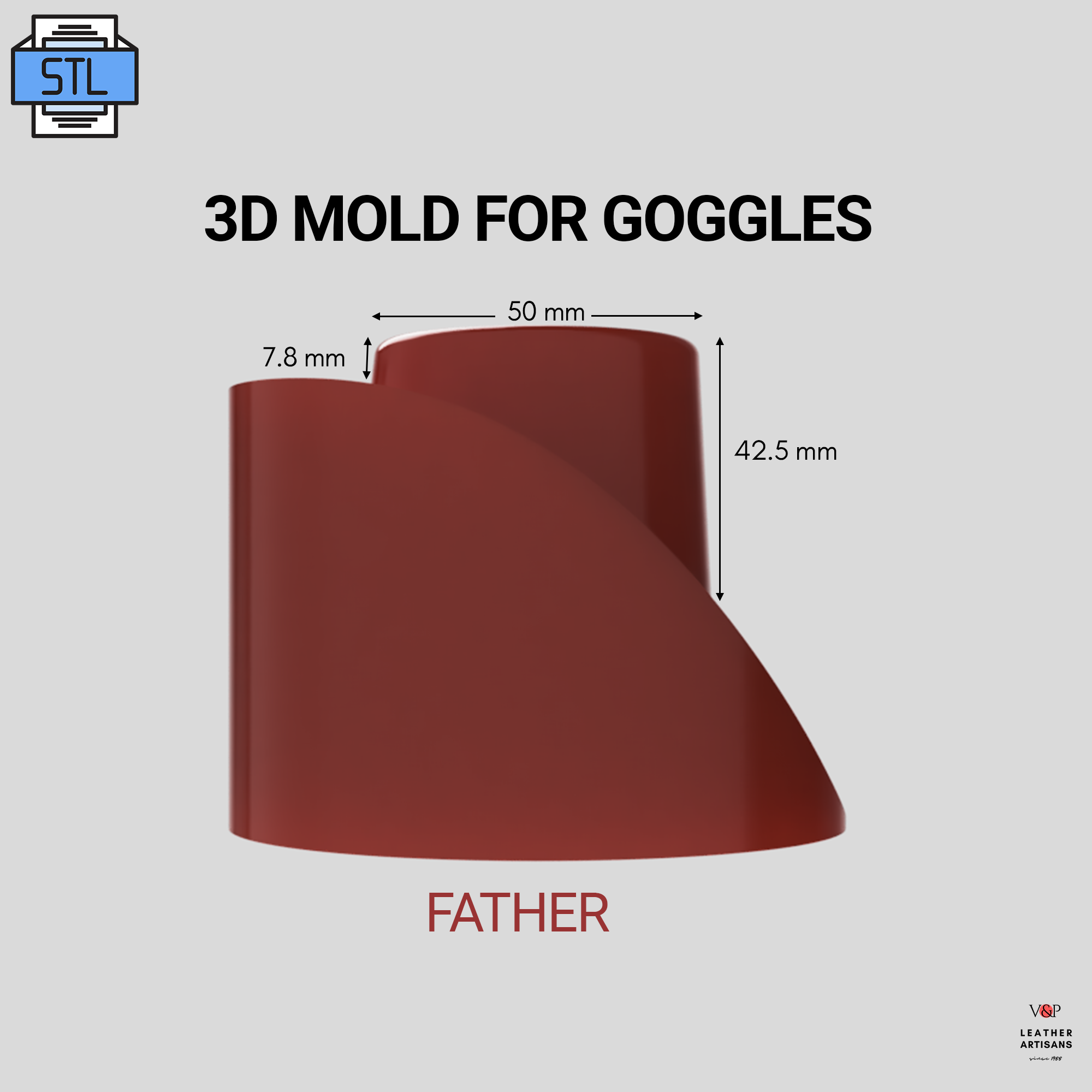 How to Make Leather Goggles With 3D Printed Molds : 16 Steps (with ...