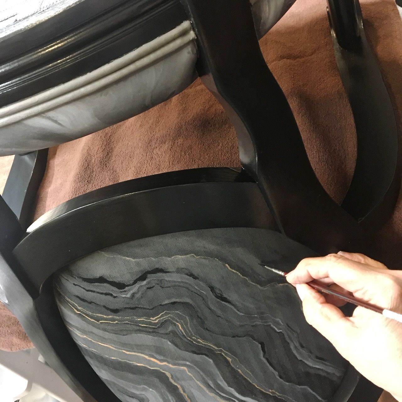 Geode Painted UpCycled Chairs : 6 Steps (with Pictures) - Instructables