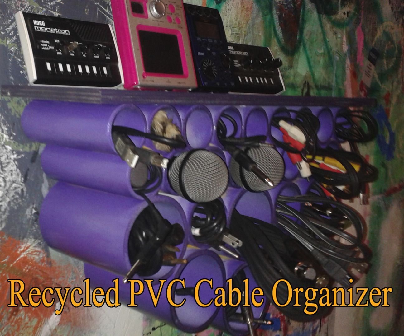 Recycled PVC Cable Organizer : 6 Steps - Instructables
