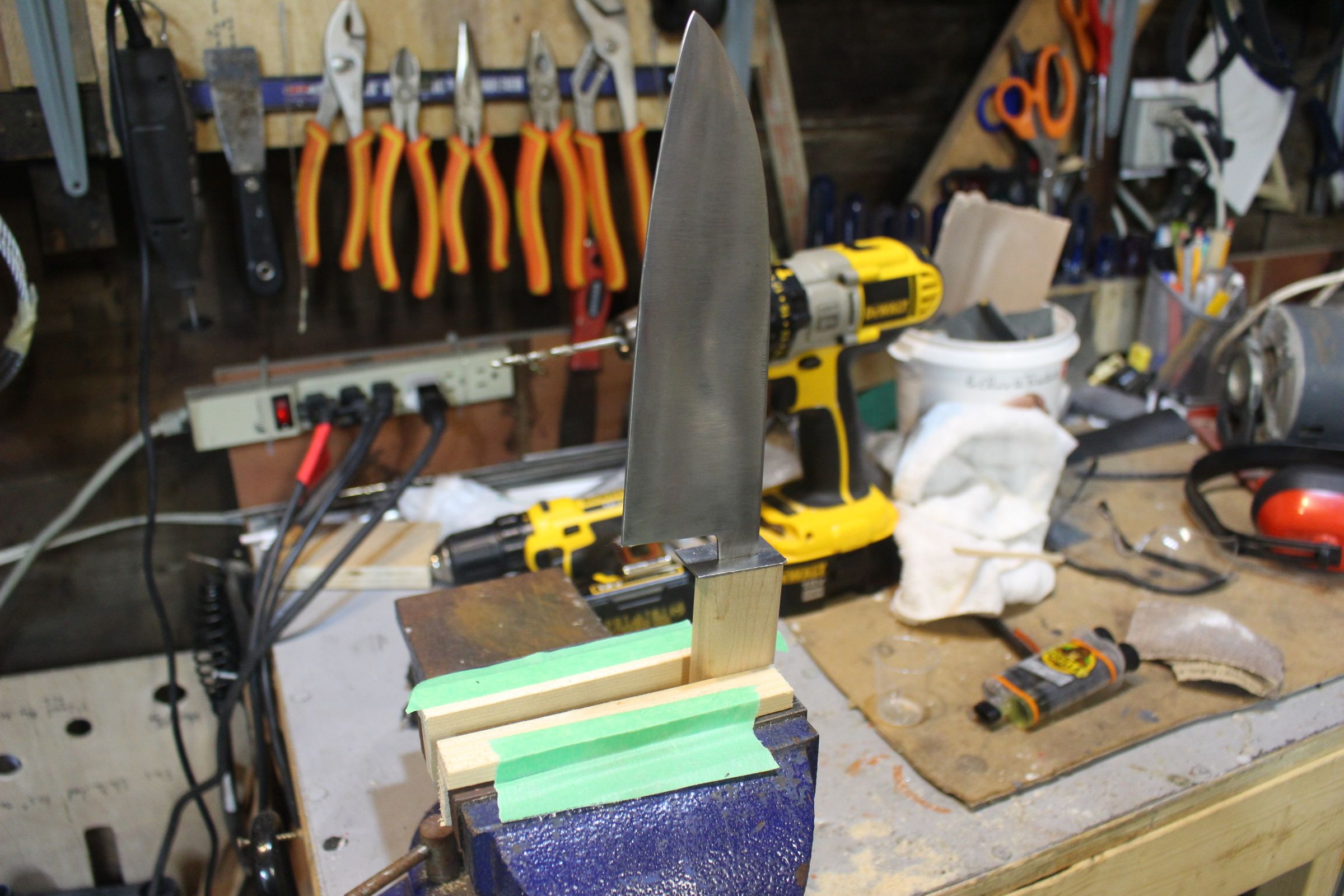 Making a Kitchen Knife From a Machete : 12 Steps (with Pictures ...