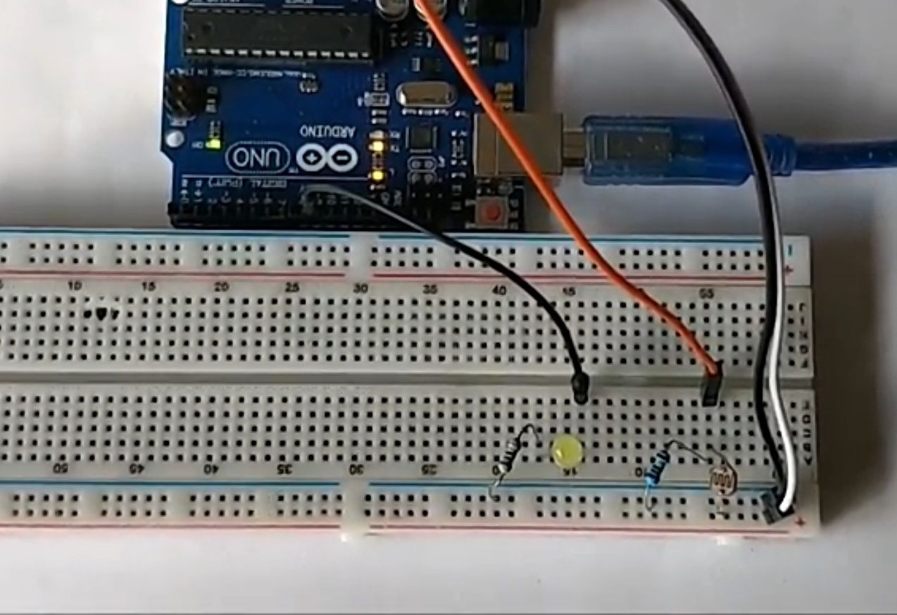 Light Sensor With Arduino | Making a Light Sensor Using LDR | Light ...