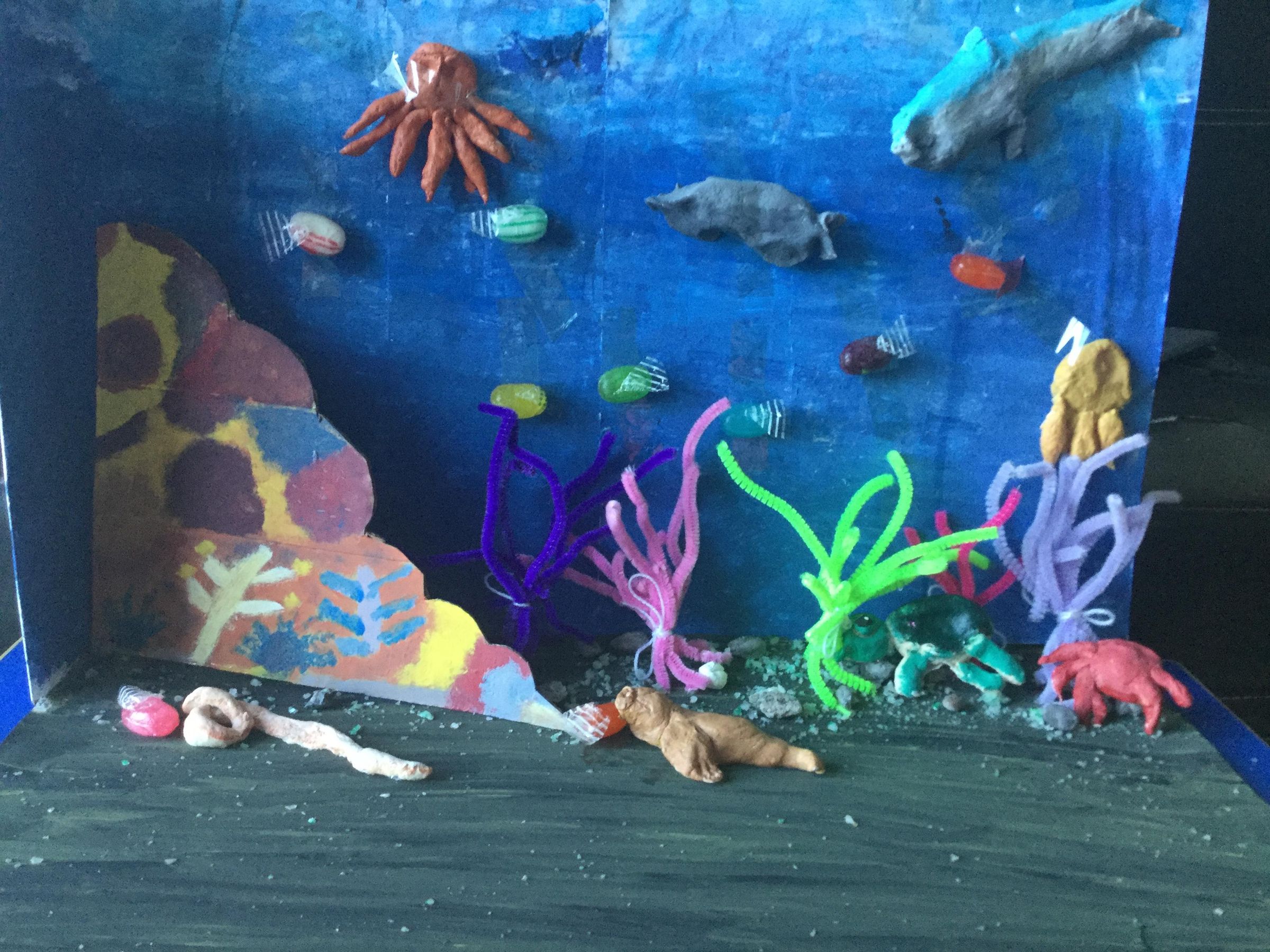 Marine Ecosystem Model With Candy! : 30 Steps - Instructables