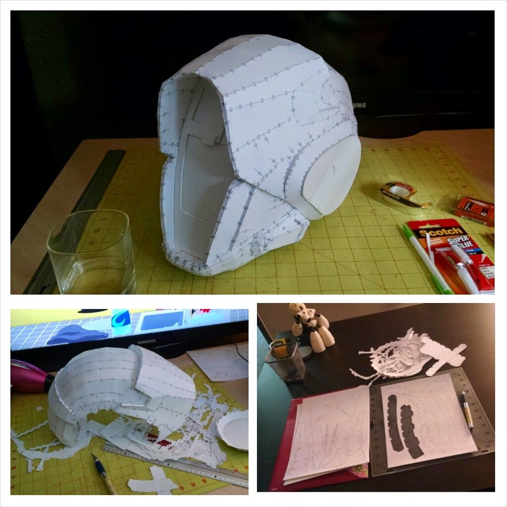 Destiny Warlock Helmet Pepakura