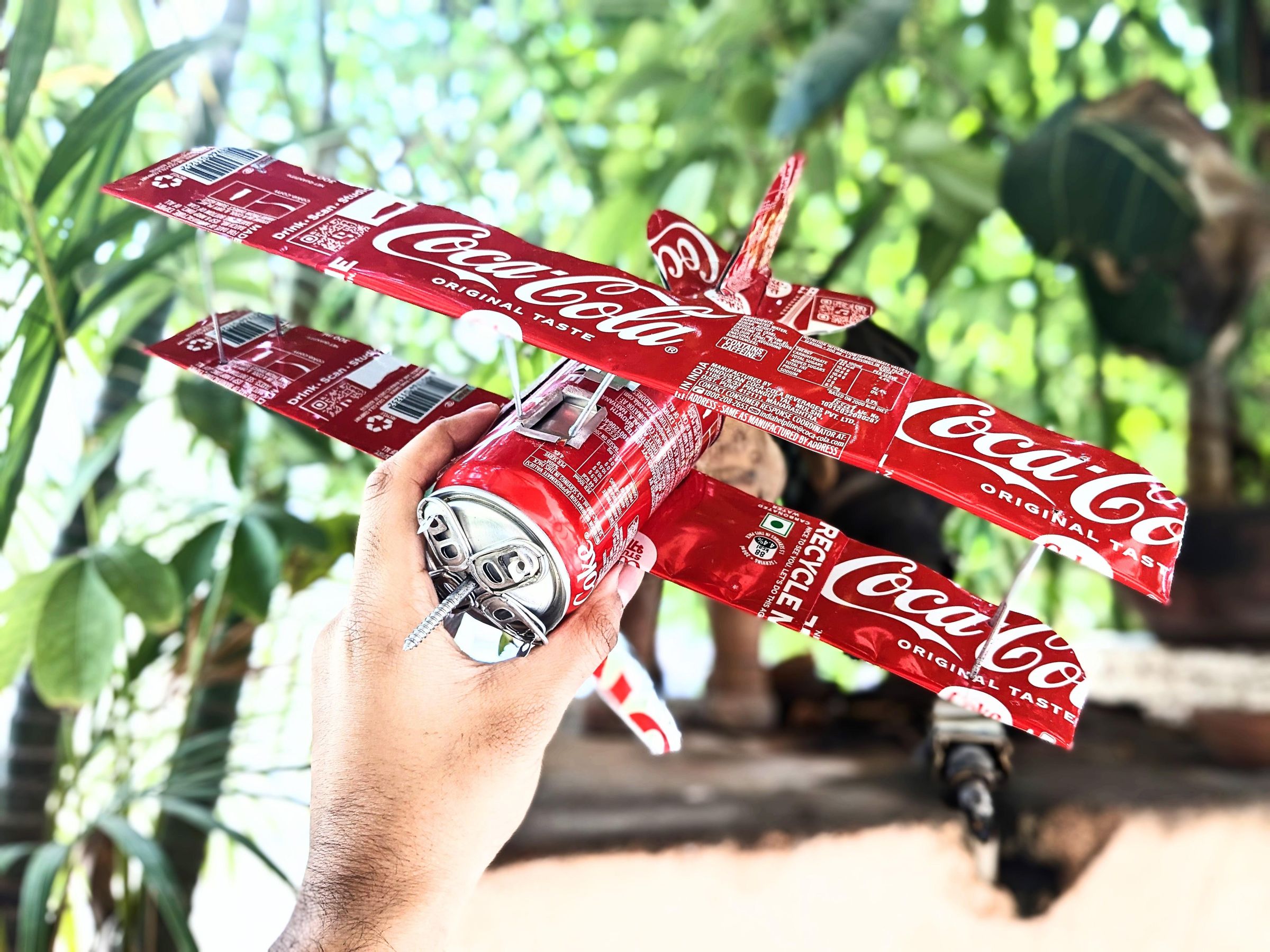 Recycled Soda Can Airplane Project for STEM Education : 8 Steps ...