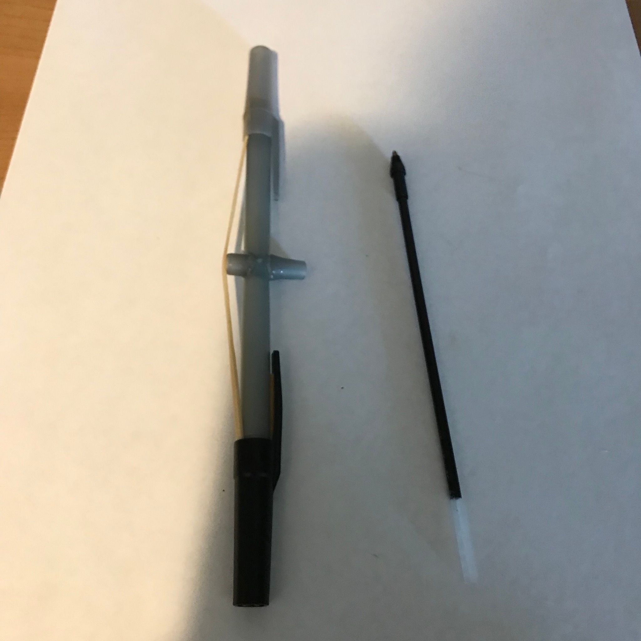 Pocket Sized Ink Pen Bow and Arrow : 6 Steps - Instructables