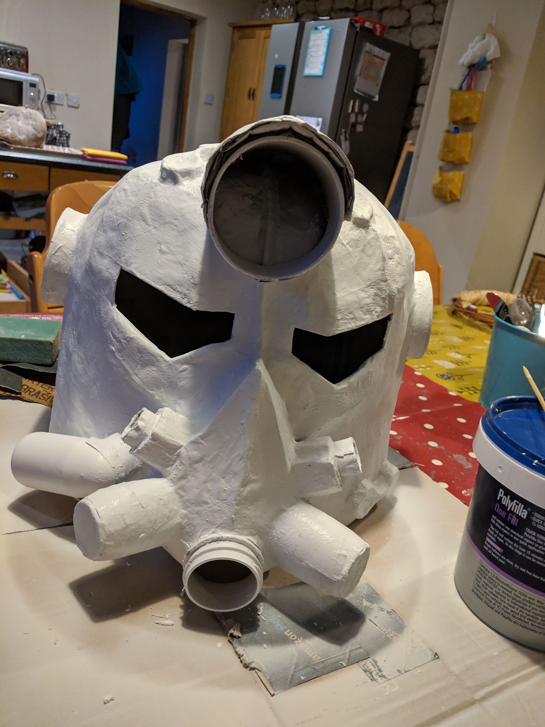 Recycled Power Armour Helmet : 19 Steps - Instructables