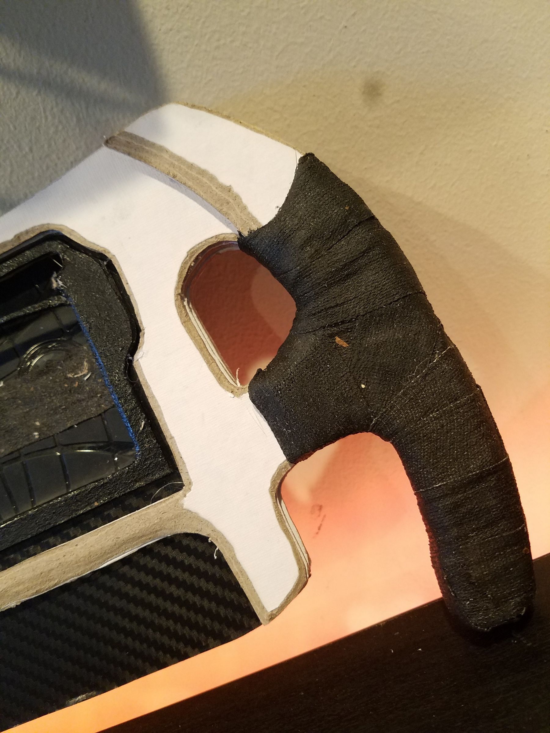 DIY PC Steering Wheel and Pedals From Cardboard! (Feedback, Paddle ...