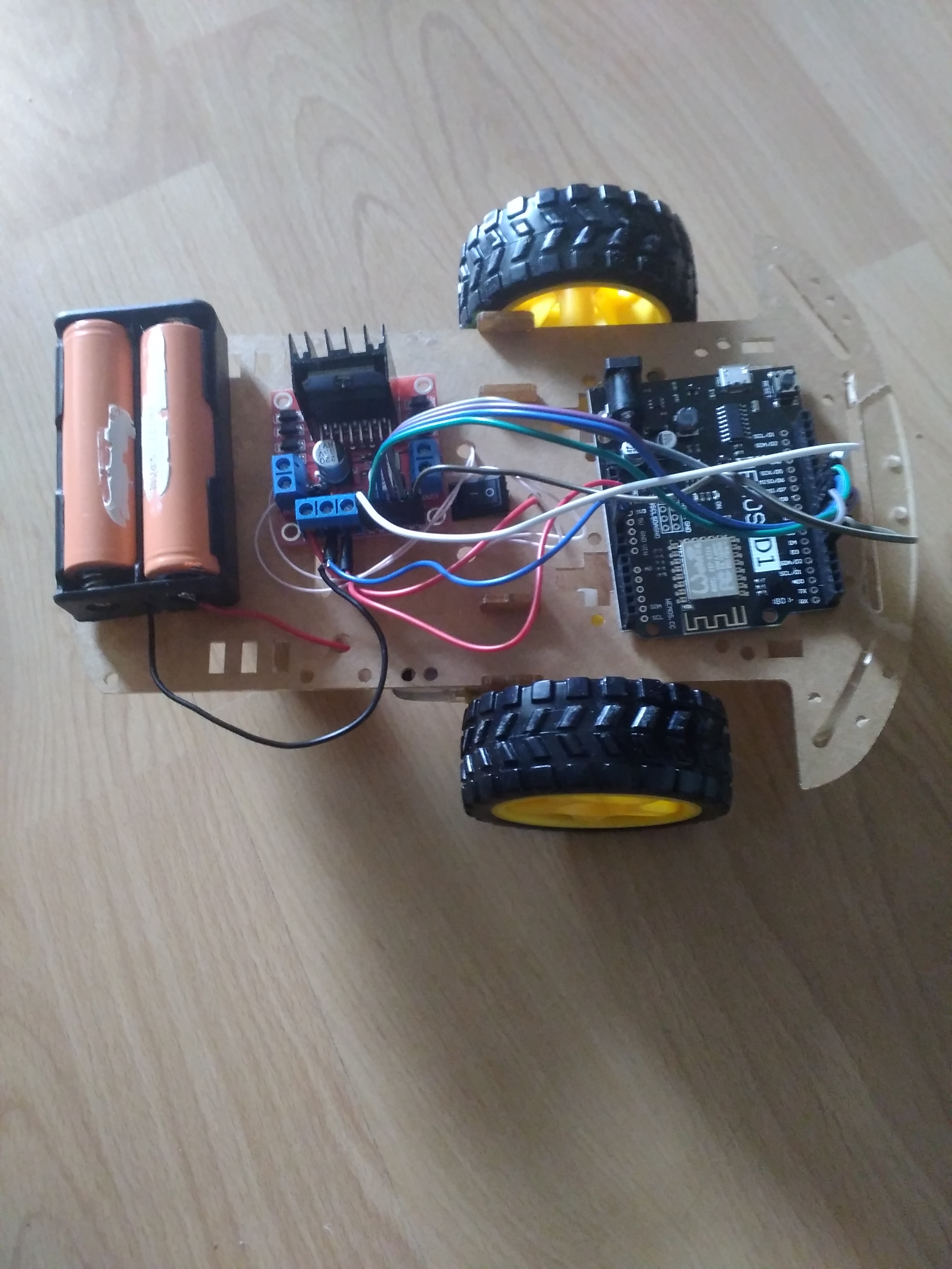 Wi-Fi Controlled Robot Using Wemos D1 ESP8266, Arduino IDE and Blynk ...