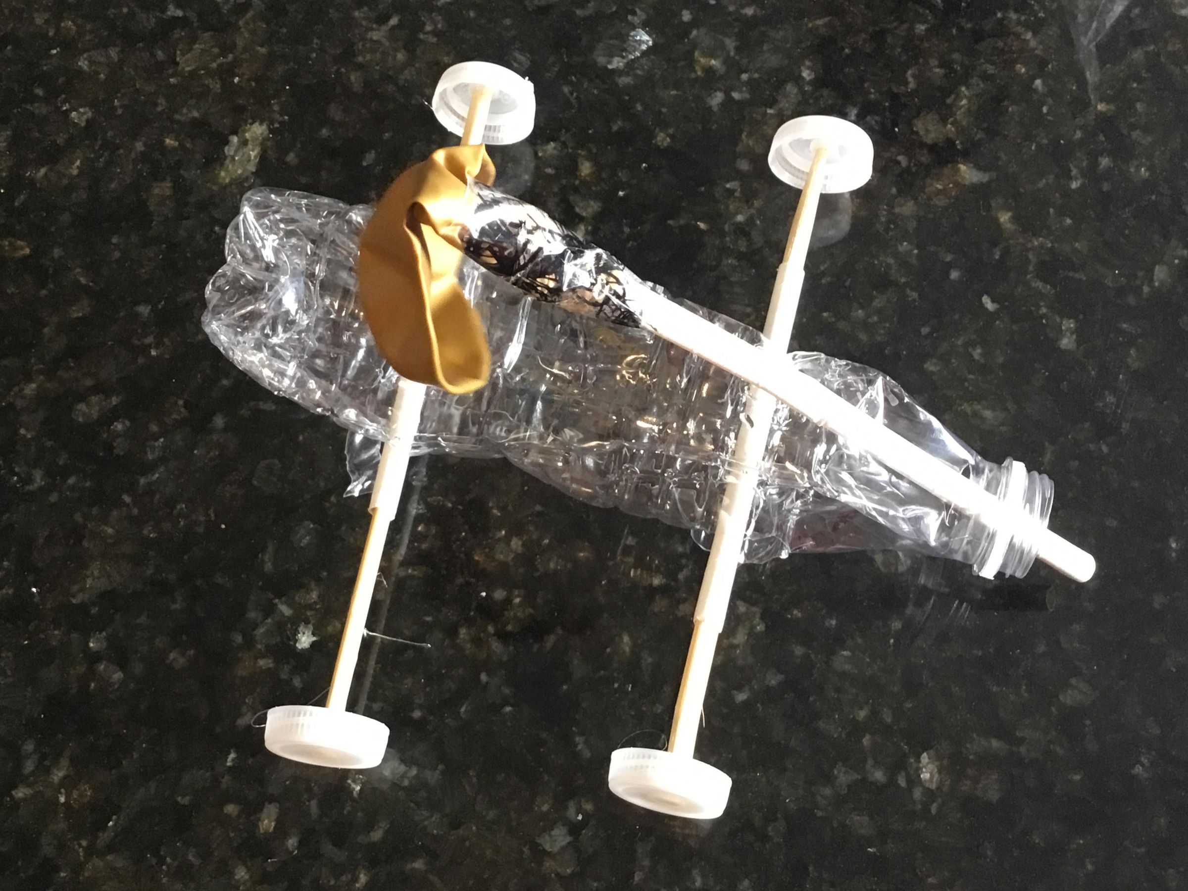 Balloon Powered Car : 6 Steps - Instructables