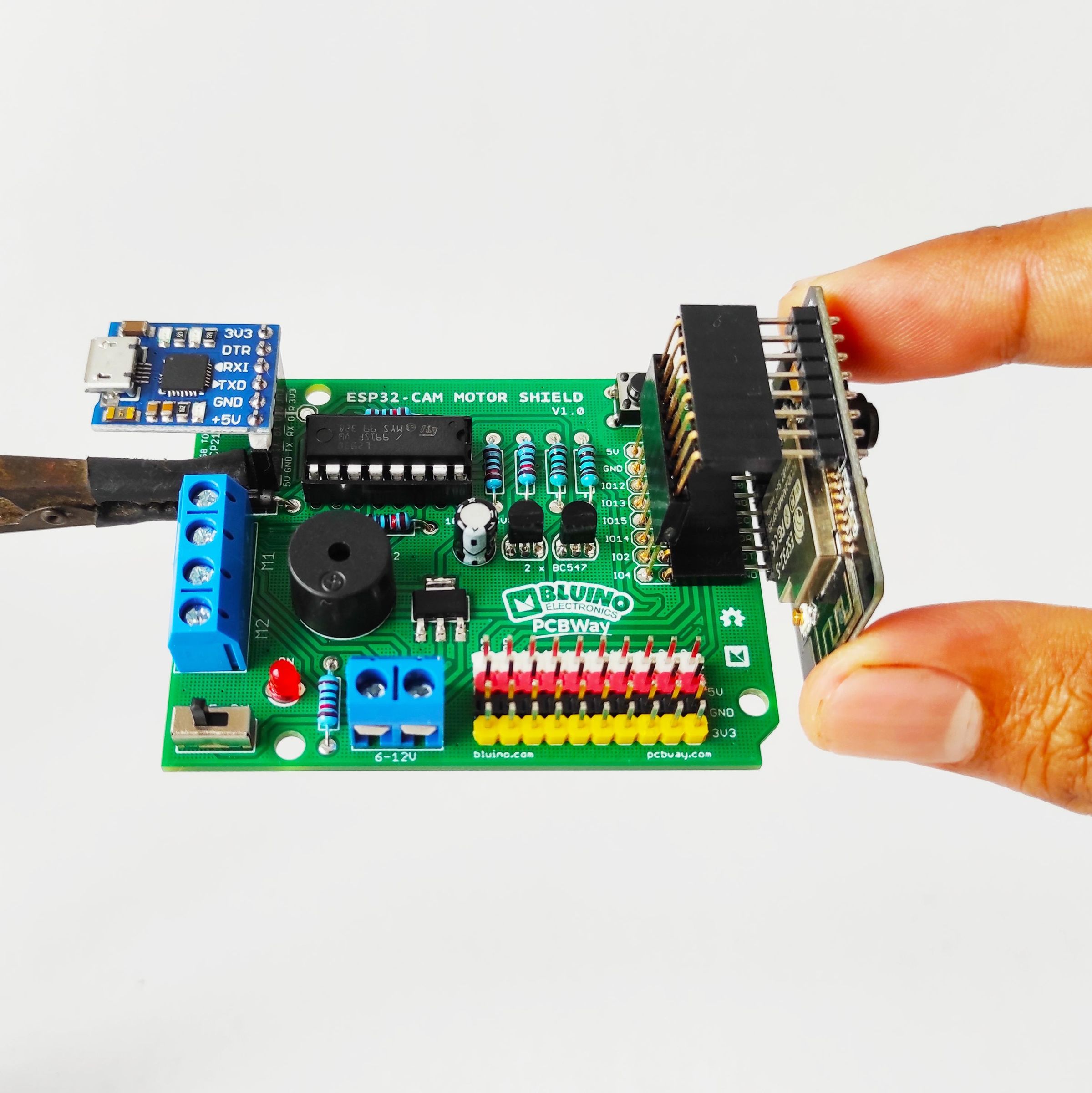DIY ESP32 Camera Motor Shield - Wifi Camera Robot Car : 13 Steps (with ...