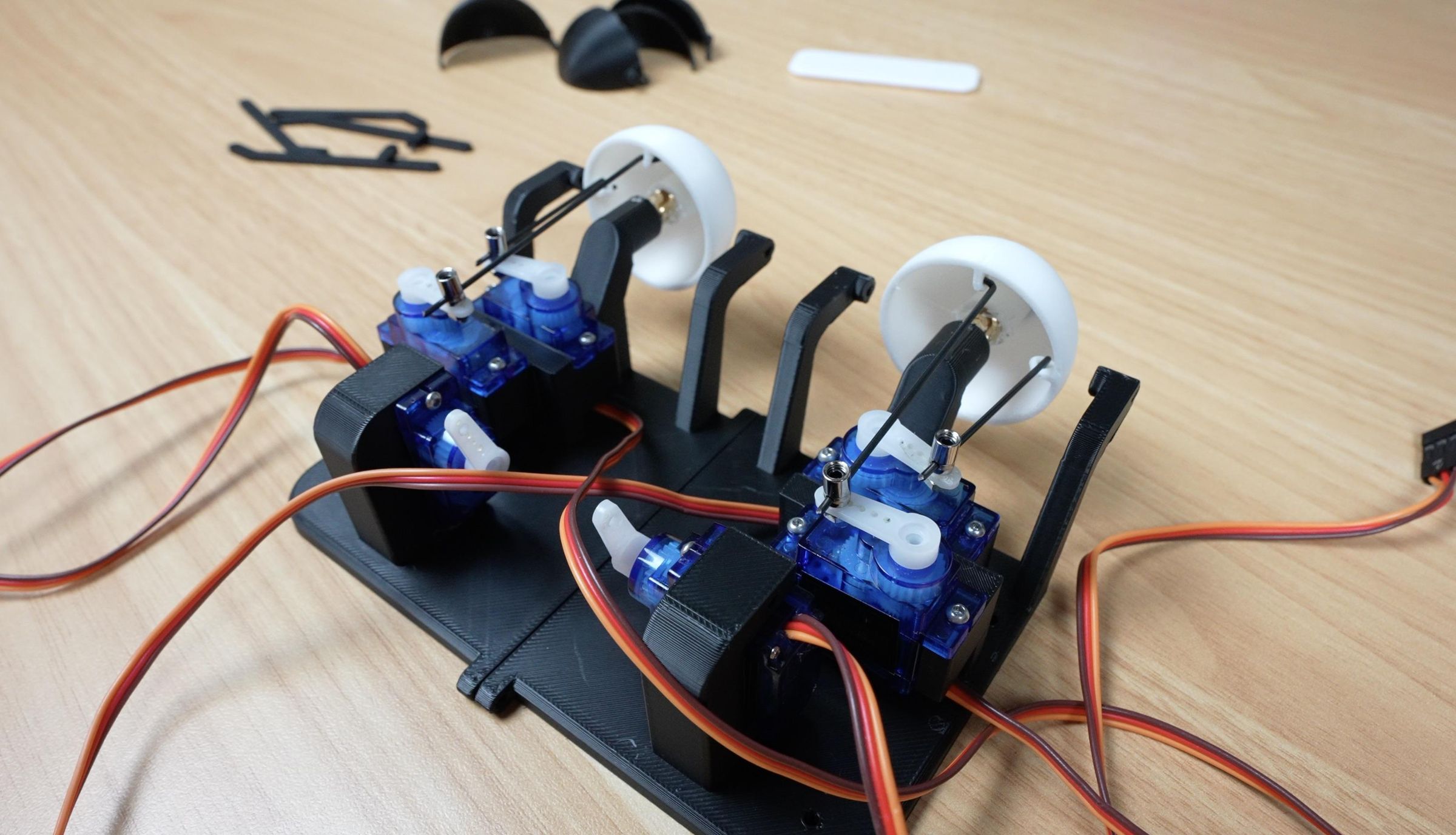 Animatronic Raspberry Pi AI Chatbot With Blinking Eyes & Talking LED ...