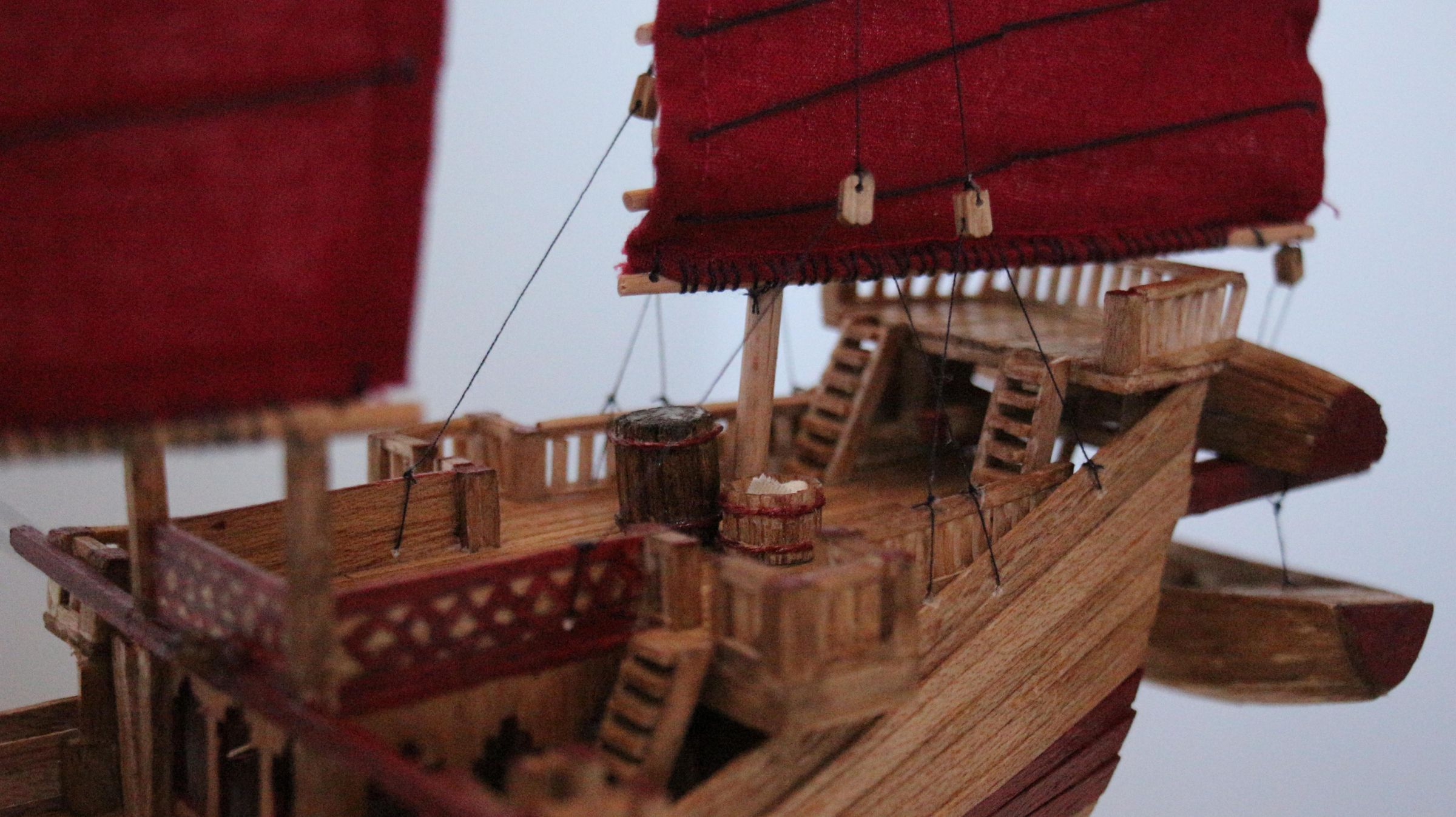 Made a Chinese Pirate Junk Ship Out of Balsa Wood : 11 Steps (with ...