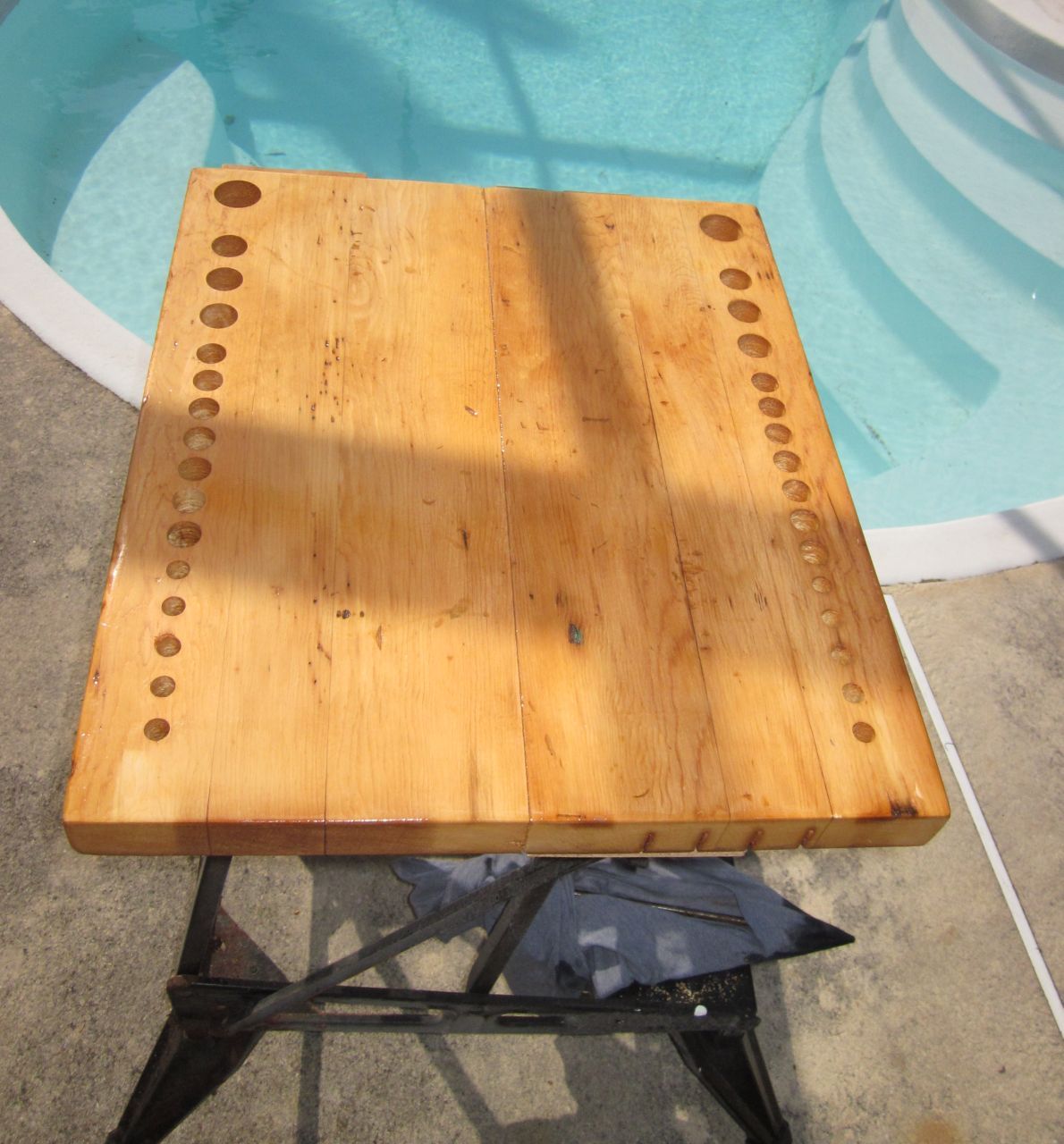 Building a Wood Lathe Work Bench With Drawers Using Recycled Vintage ...