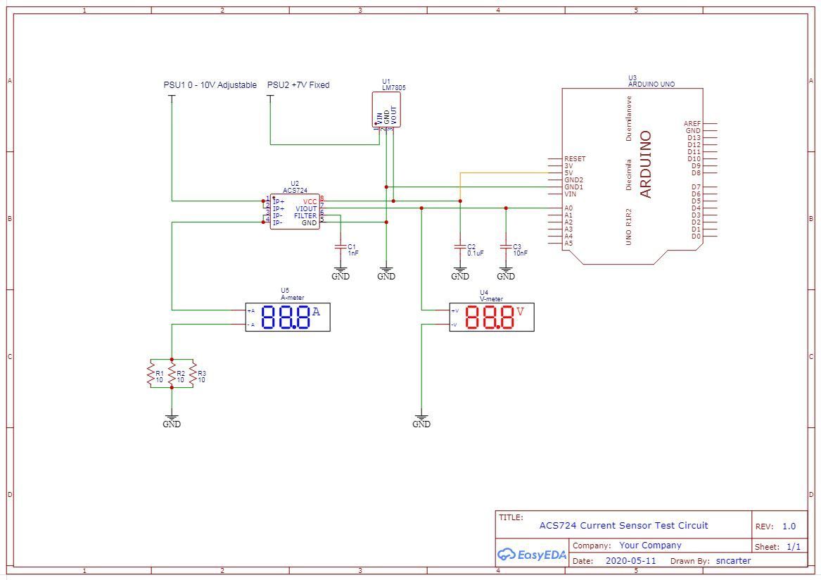 ACS724 Current Sensor Measurements With Arduino : 4 Steps - Instructables