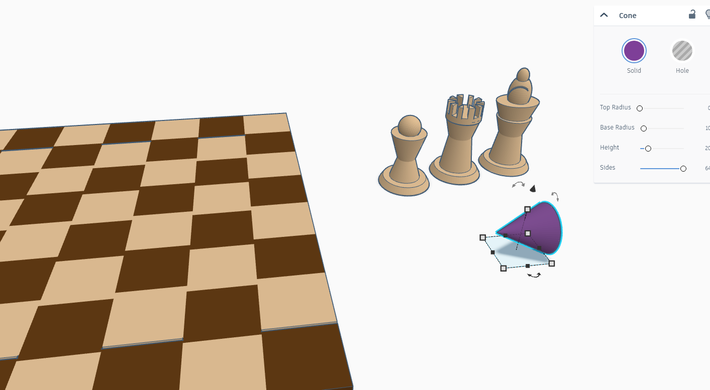How to Make a 3D Printable Chess Set With Autodesk Tinkercad : 19 Steps ...