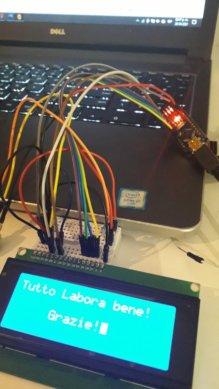 Arduino Nano: Directly Connected 2 X 16 LCD Display With Visuino : 10 ...