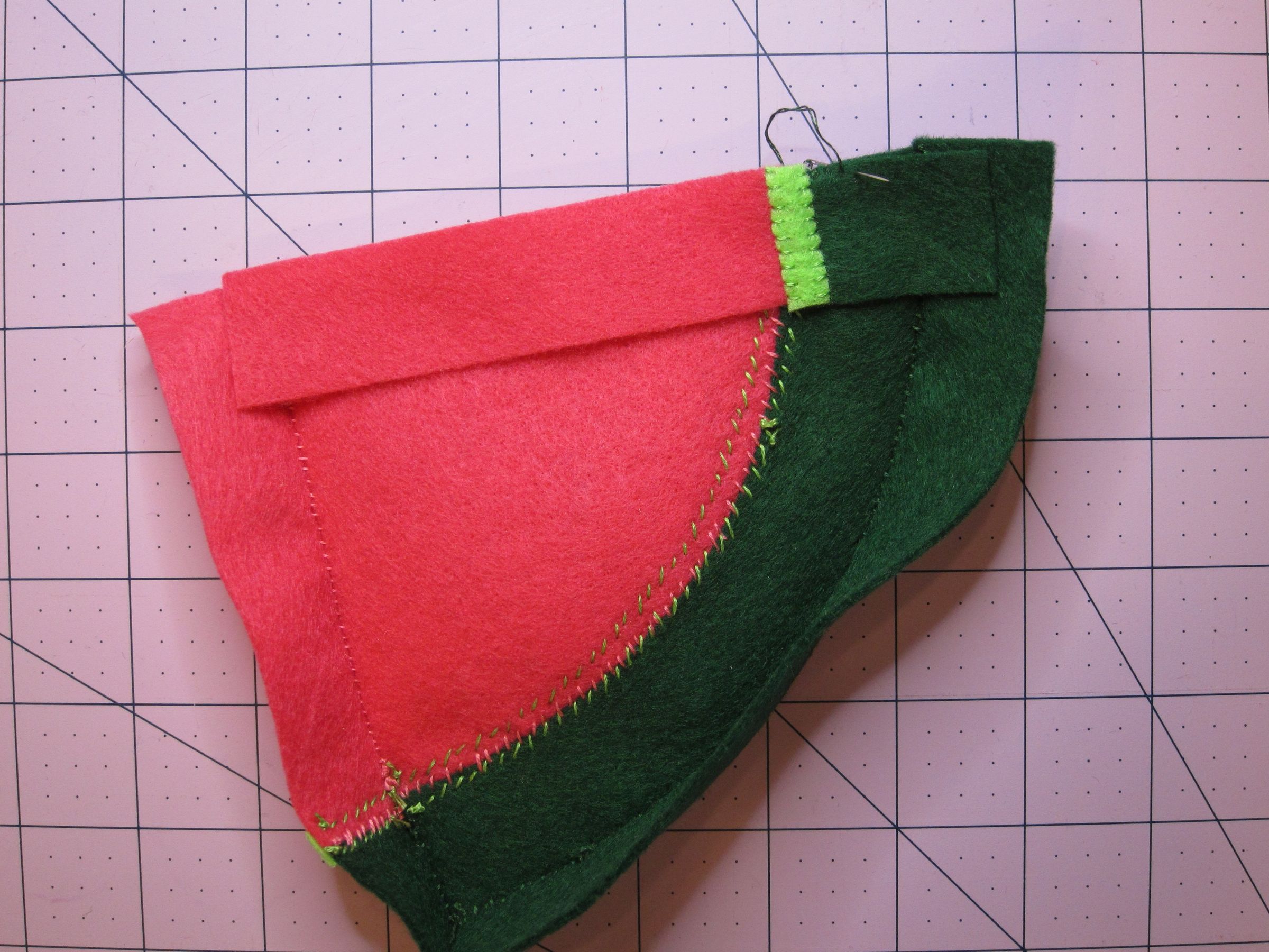 Felt Watermelon Slice : 20 Steps (with Pictures) - Instructables