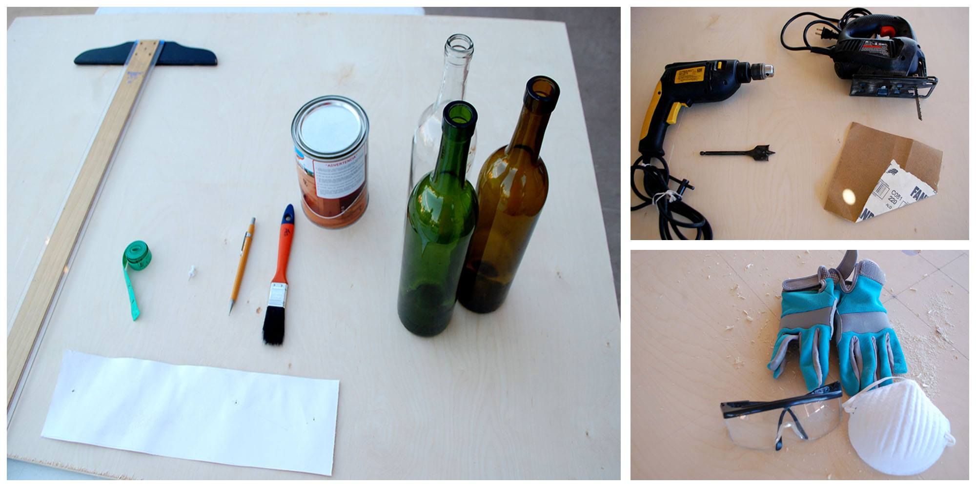 Wine Bottle Table : 8 Steps (with Pictures) - Instructables