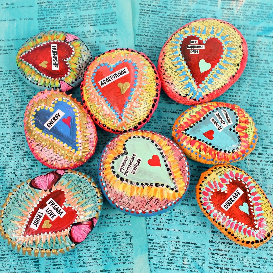 Mixed Media Affirmation Stones : 3 Steps (with Pictures) - Instructables