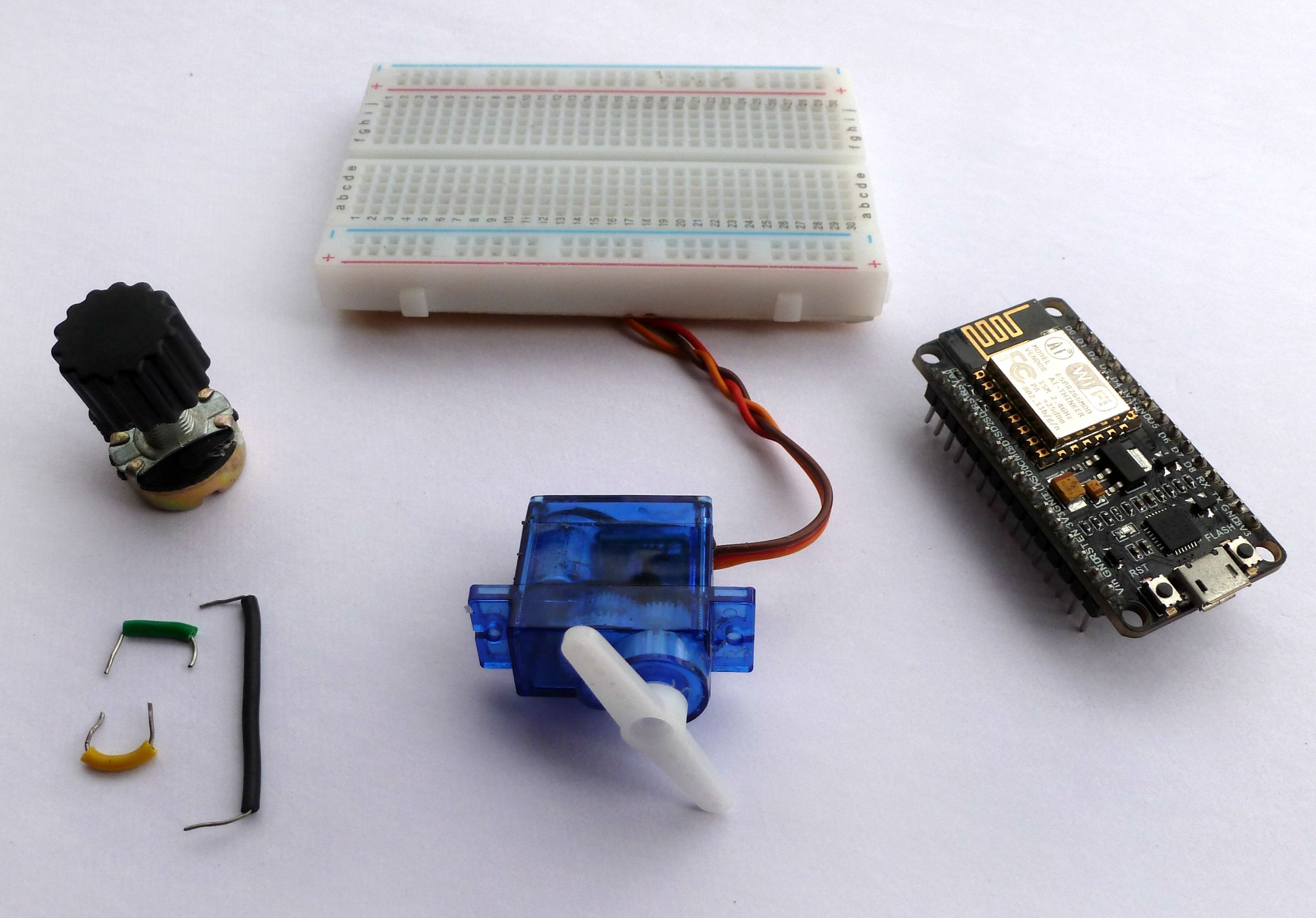 Control Servo Motor Using Potentiometer : 6 Steps (with Pictures ...