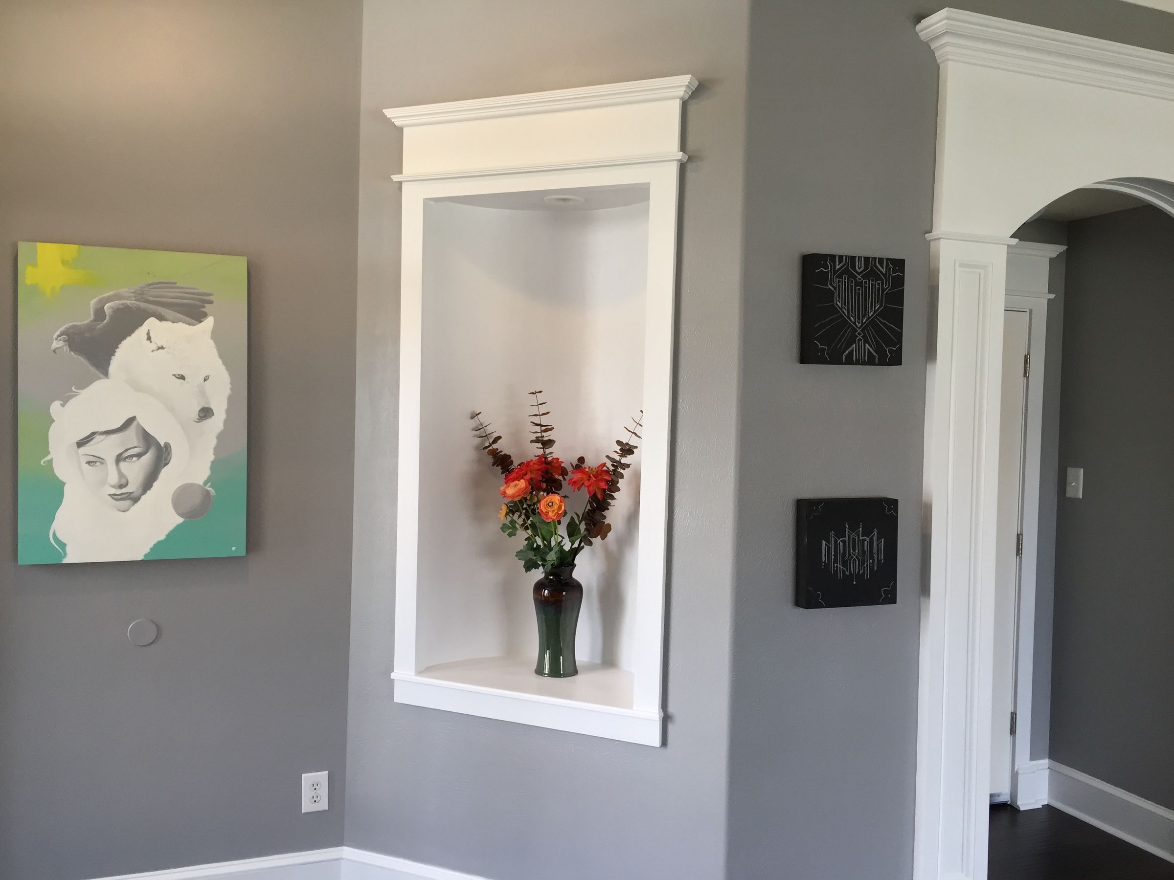 Alcove Update With MDF and Moldings : 10 Steps (with Pictures ...
