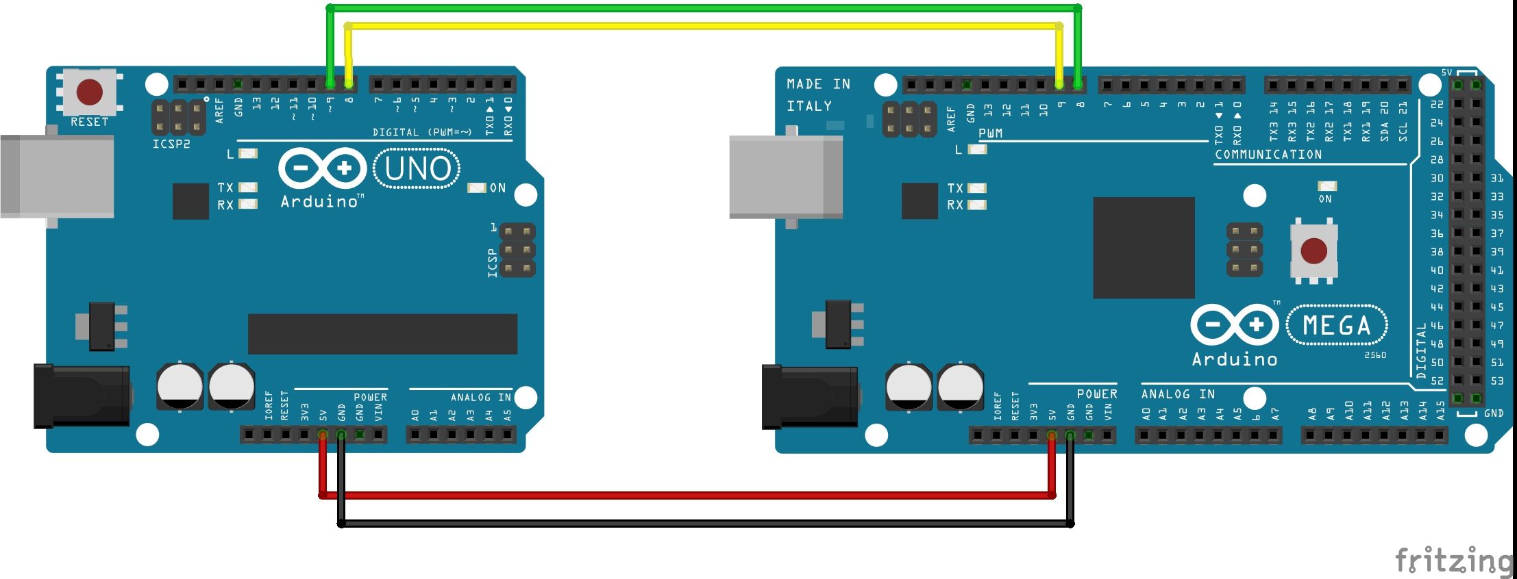 UART and I2C Communications Between UNO and MEGA2560 : 14 Steps (with ...