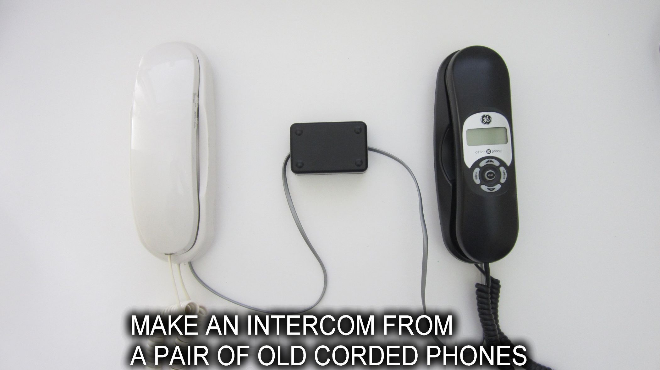 Simple Intercom From a Pair of Old Corded Phones : 8 Steps (with Pictures) - Instructables